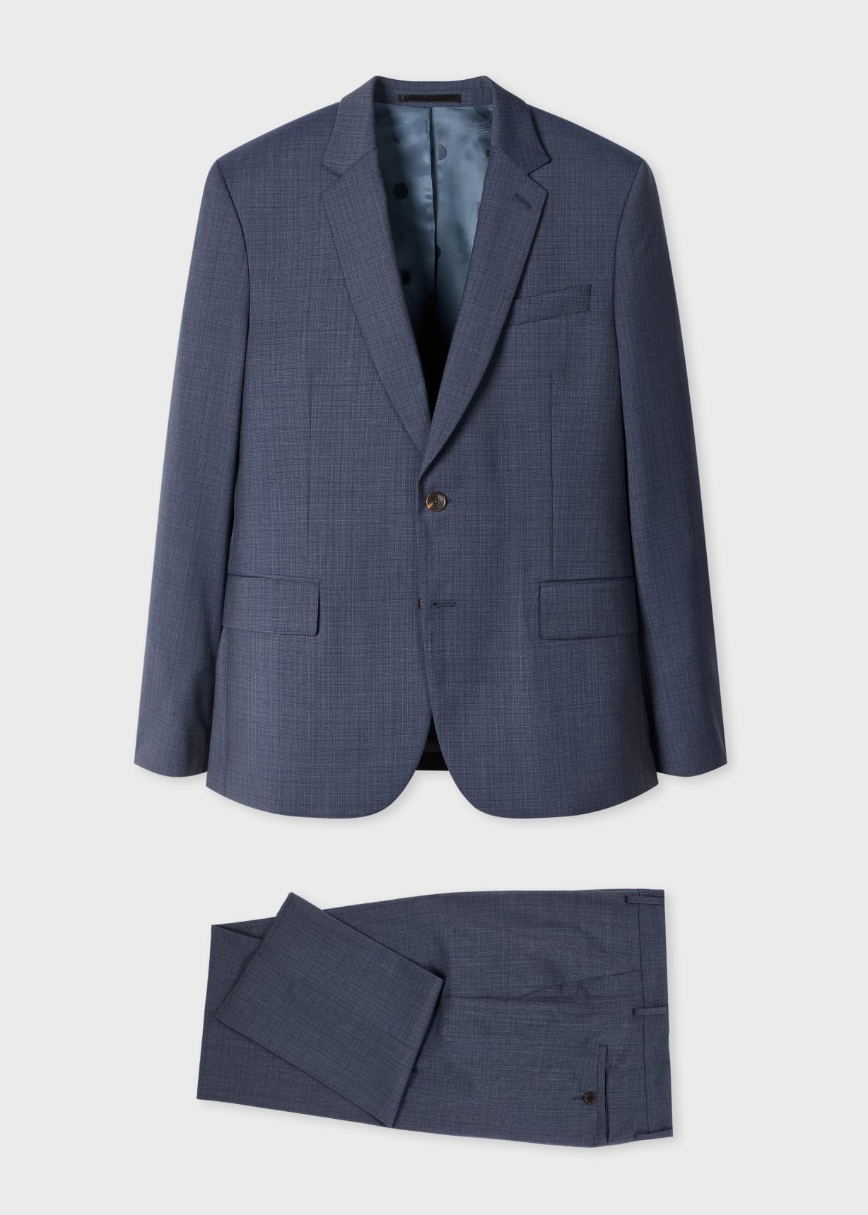 The Soho - Tailored-Fit Dark Blue Wool Suit