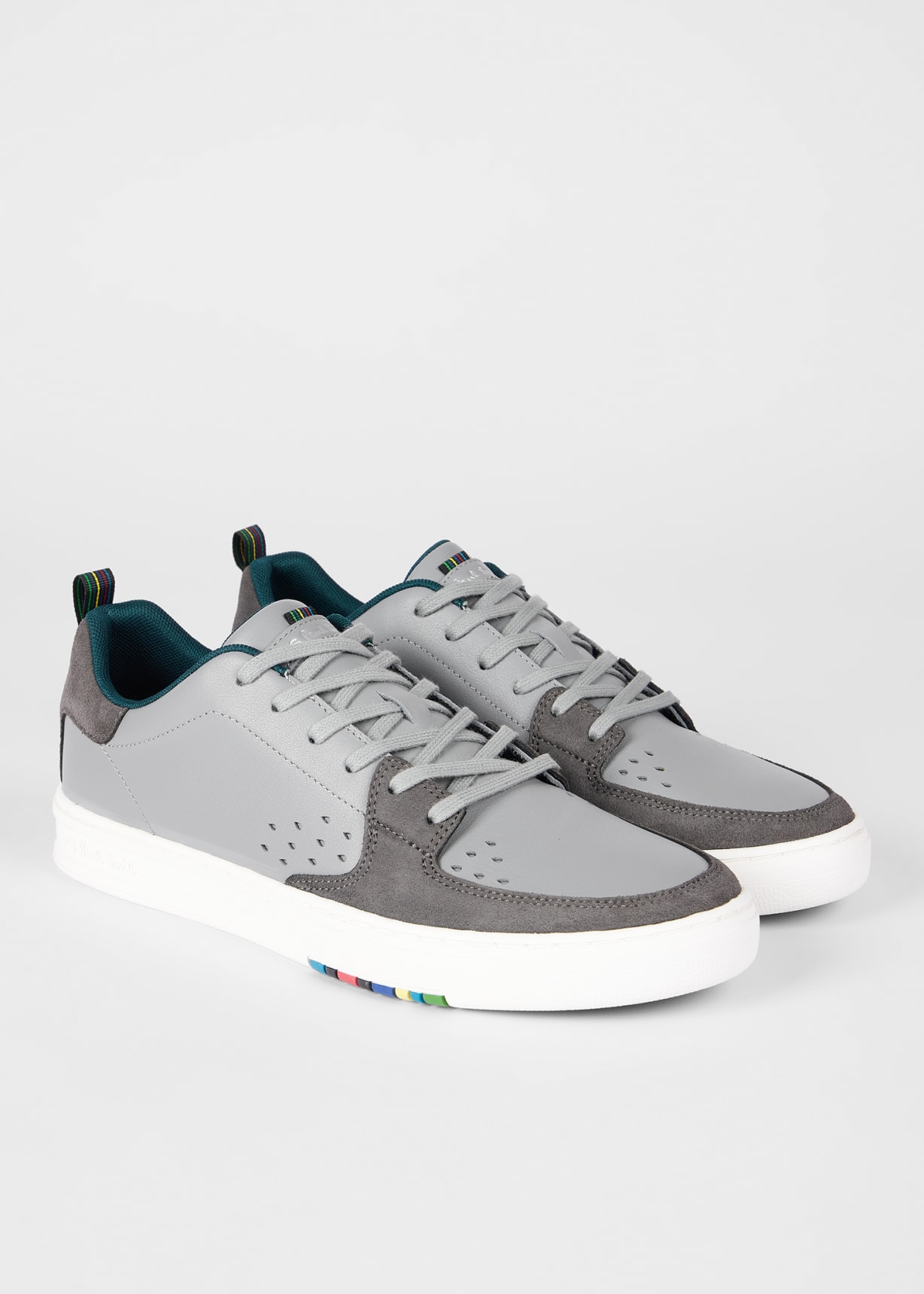 Men's Grey Panel 'Cosmo' Trainers