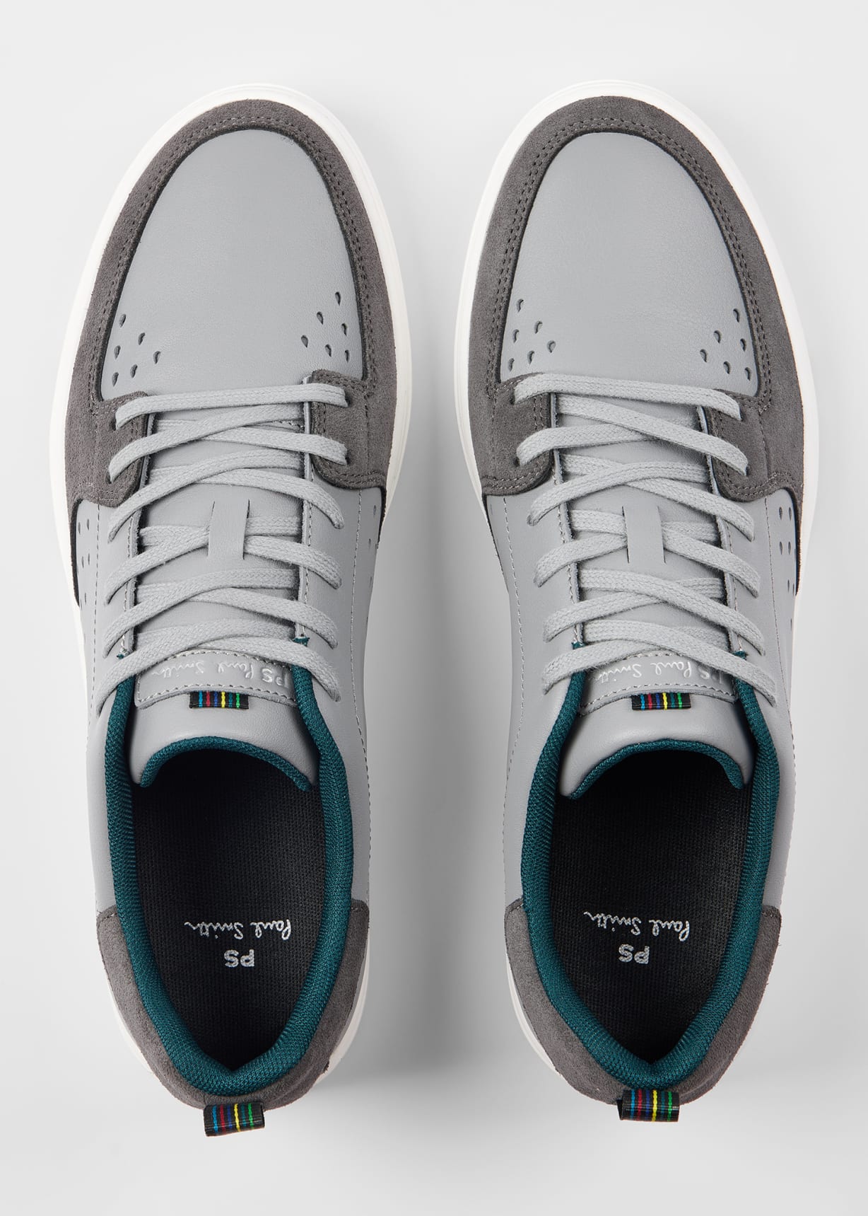 Men's Grey Panel 'Cosmo' Trainers