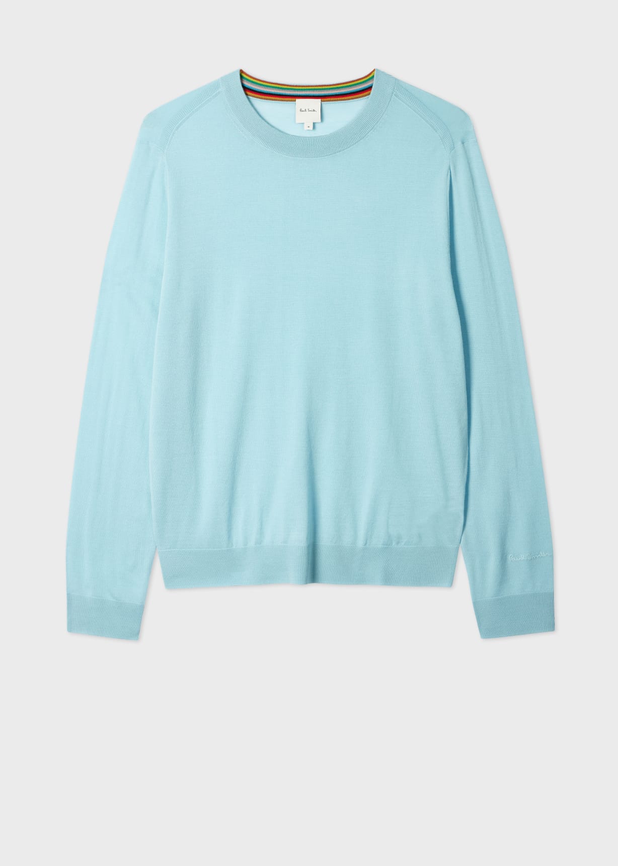 Men's Sky Blue Merino Wool Sweater