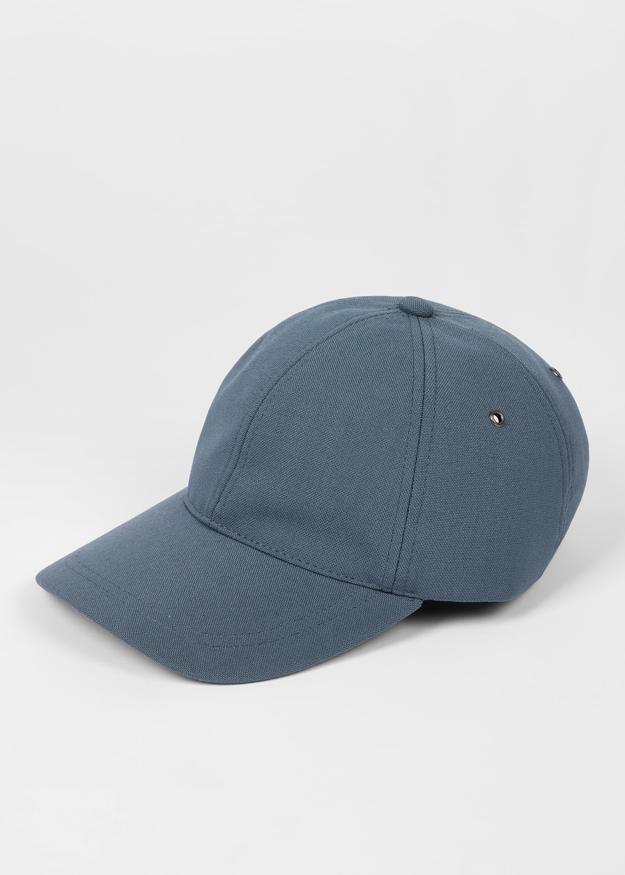 Blue Virgin Wool Baseball Cap