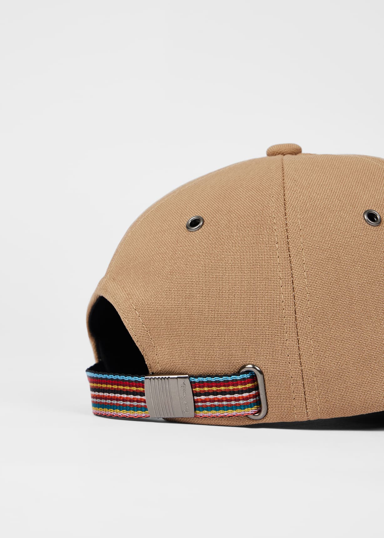 Beige Virgin Wool Baseball Cap