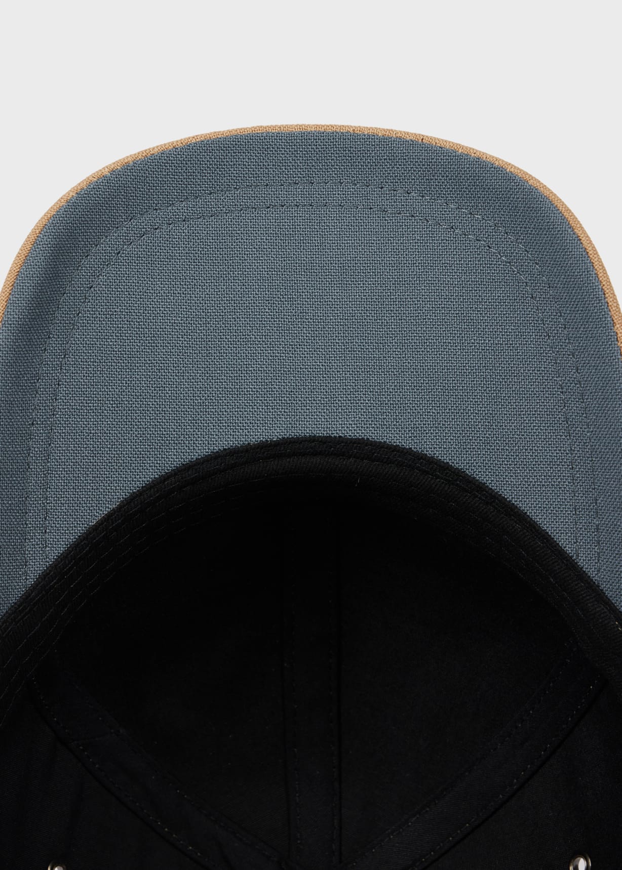 Beige Wool Baseball Cap
