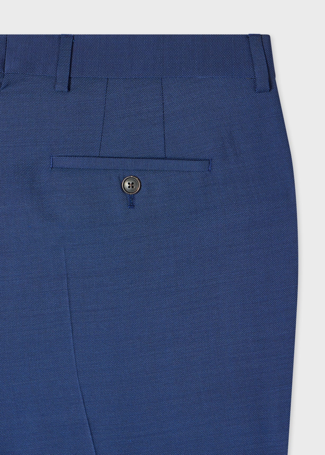 The Soho - Tailored-Fit Blue Wool Suit