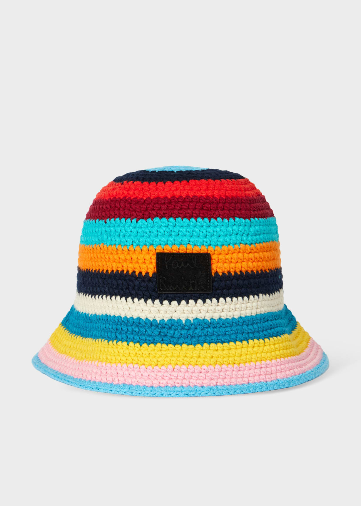 'Signature Stripe' Crochet Bucket Hat