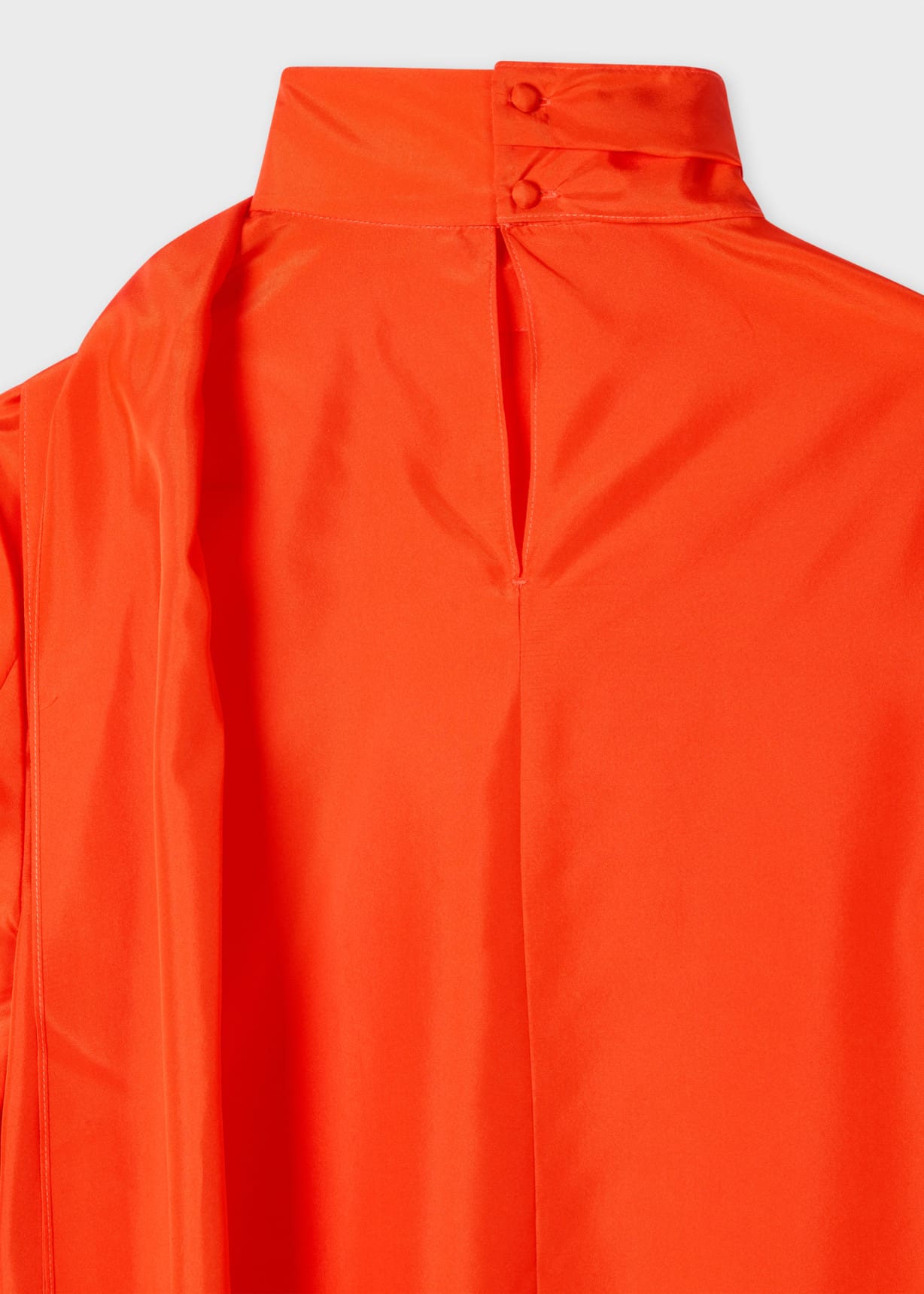 Women's Red Silk Blouse