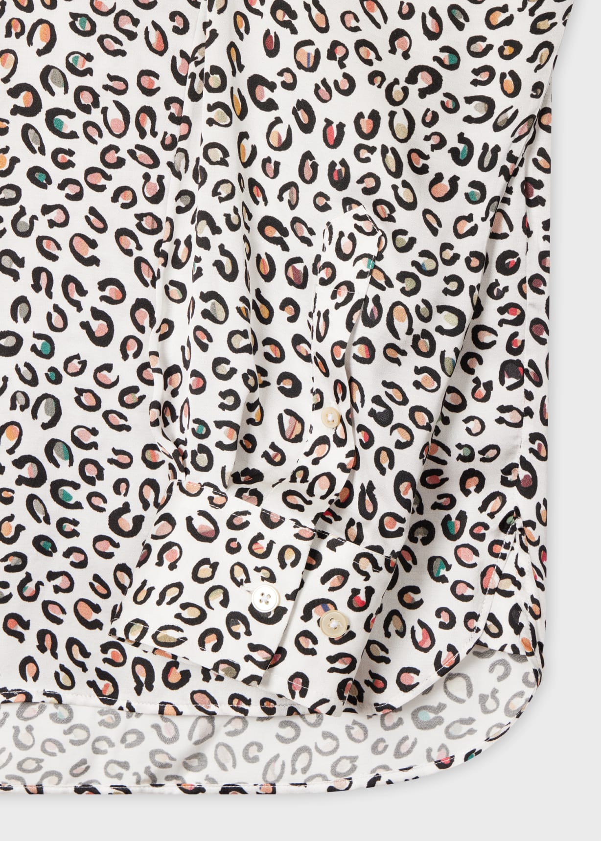 Women's Ecru 'Animal' Print Shirt