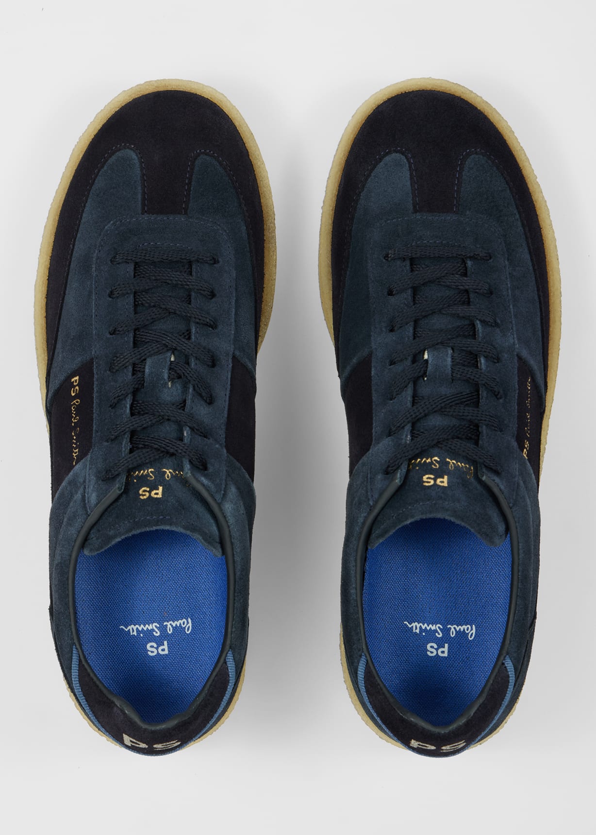 Men's Navy Crepe Sole 'Dover' Trainers