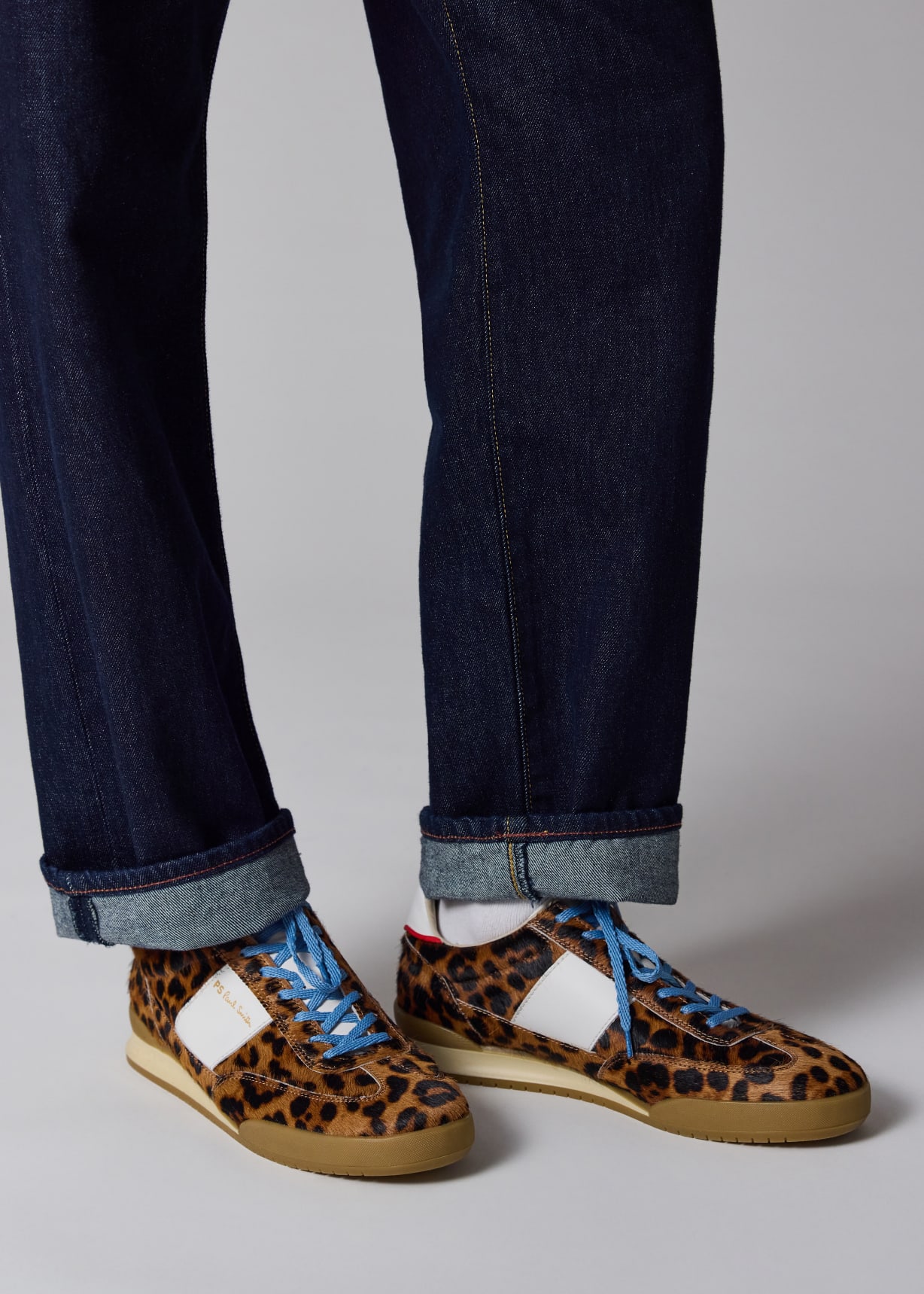 Men's Leopard Print 'Dover' Trainers