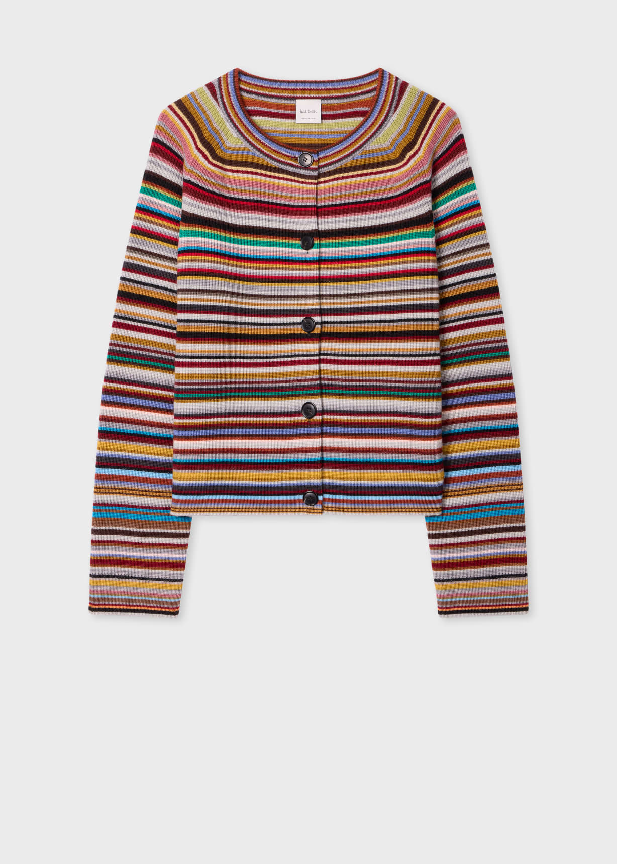 Women's Merino Wool 'Signature Stripe' Cardigan