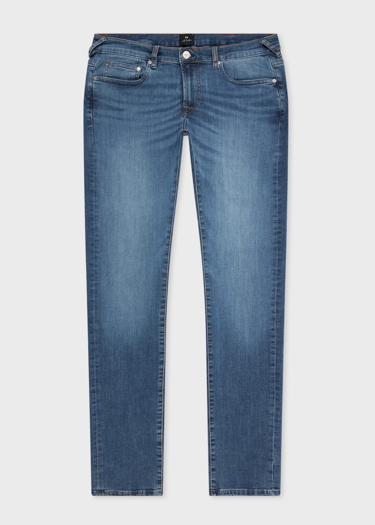 Men's Slim-Fit Blue Wash 'Organic Reflex Stretch' Jeans