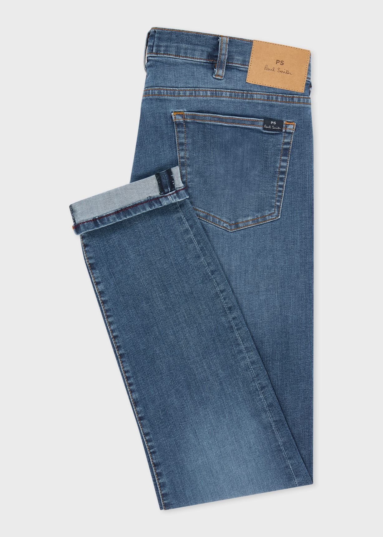 Men's Slim-Fit Blue Wash 'Organic Reflex Stretch' Jeans