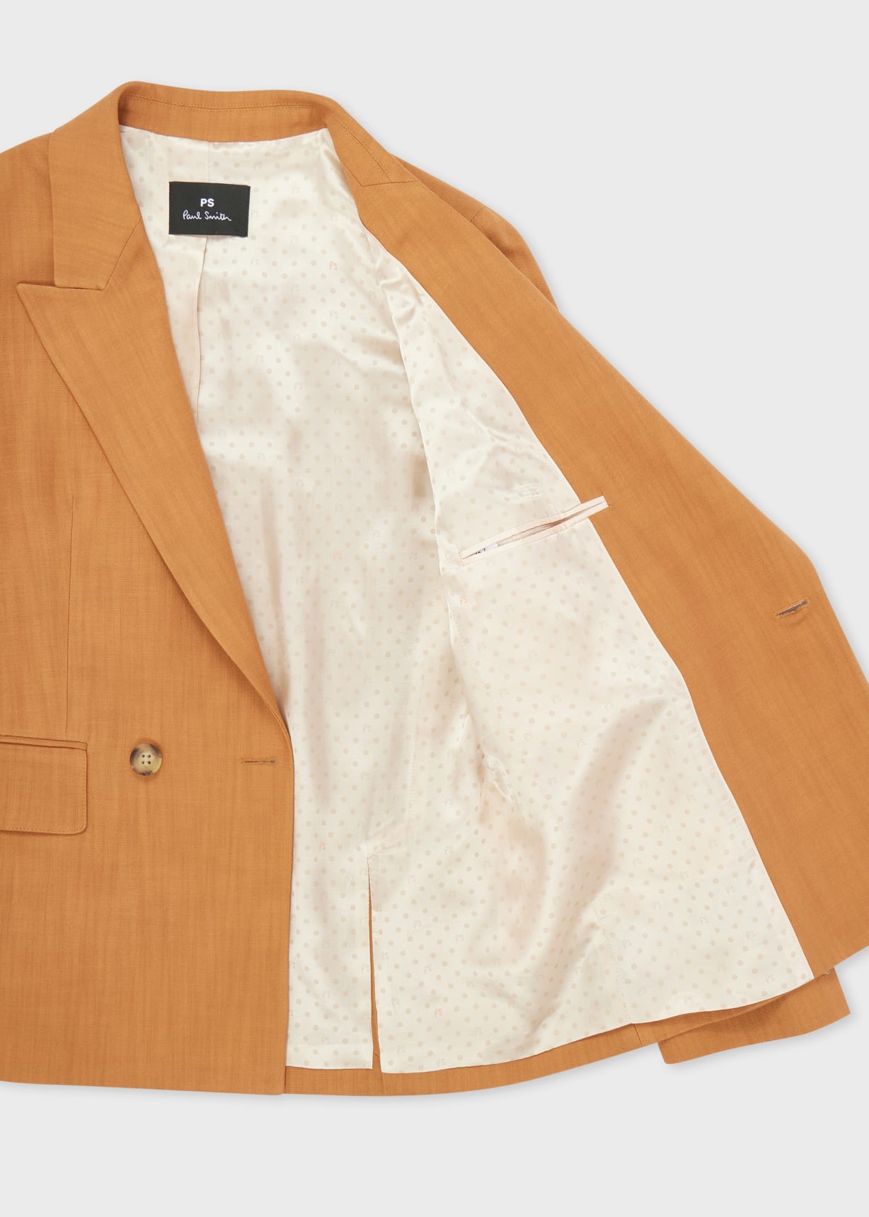 Women's Tan Textured Suit
