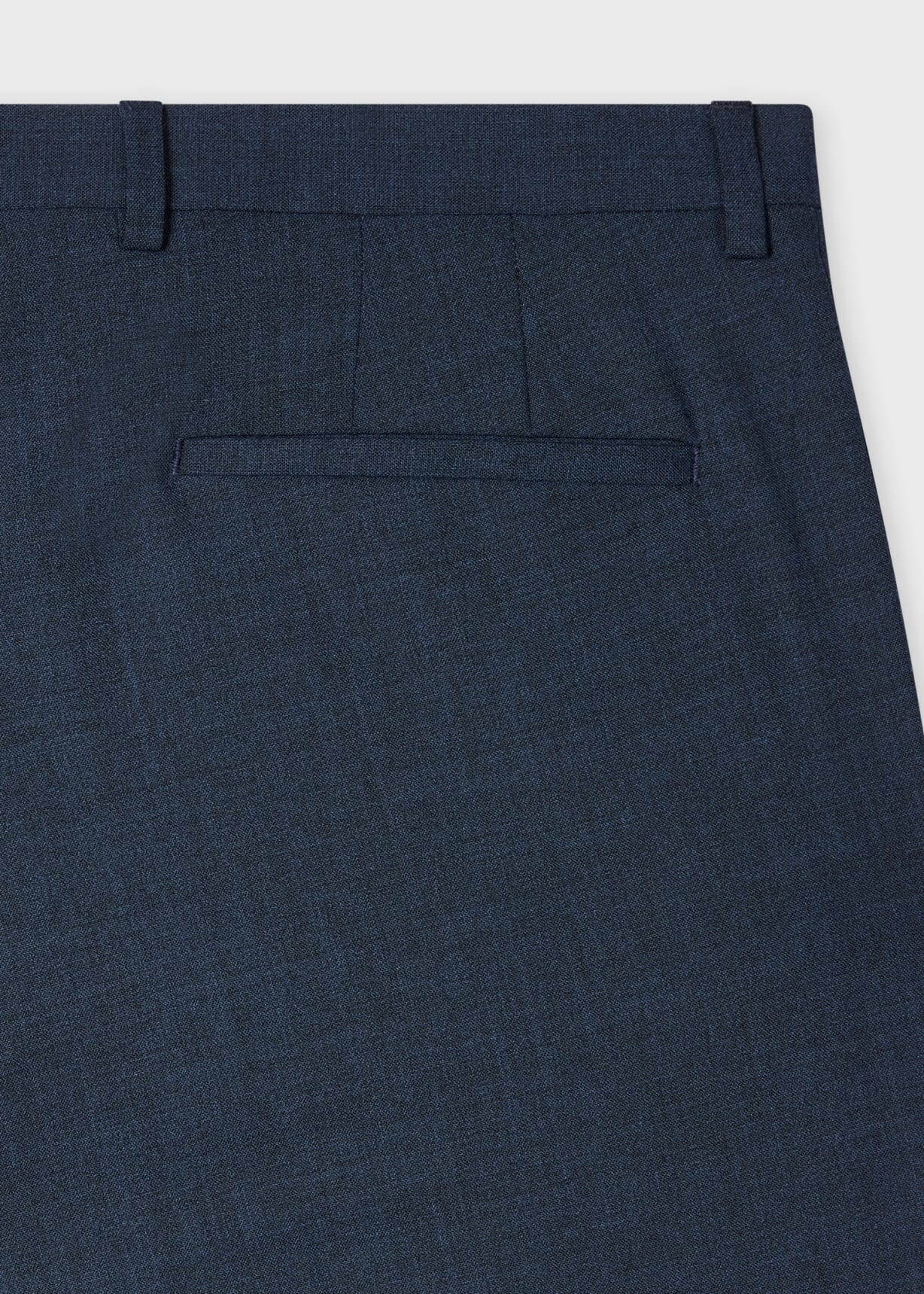 Slim-Fit Dark Blue Overdyed Marl Wool Suit