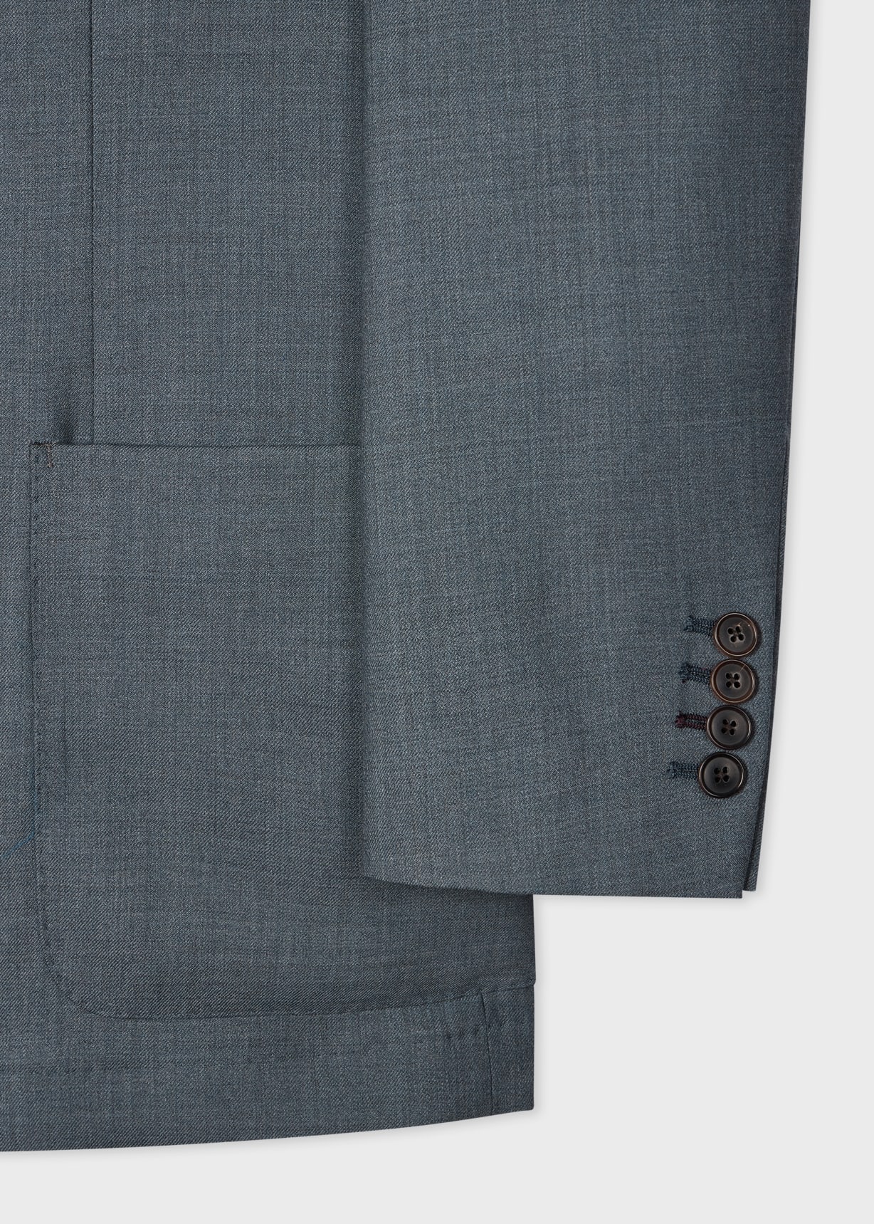 A Suit To Travel In - Blue Marl Double-Breasted Suit