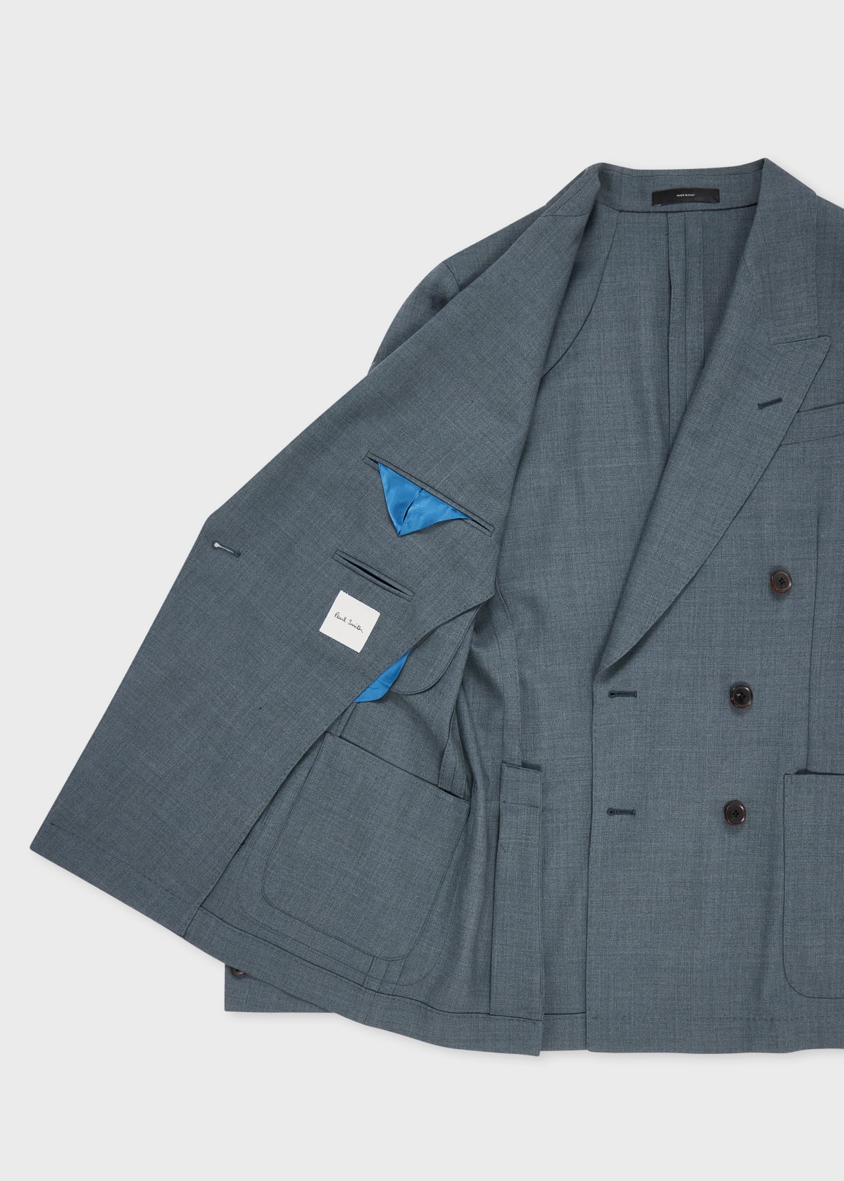 A Suit To Travel In - Blue Marl Double-Breasted Suit