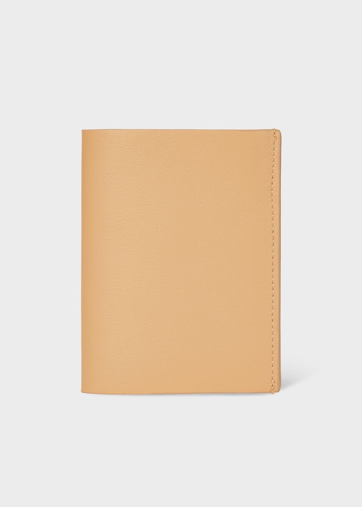 Beige Leather 'Match Box' Card Holder