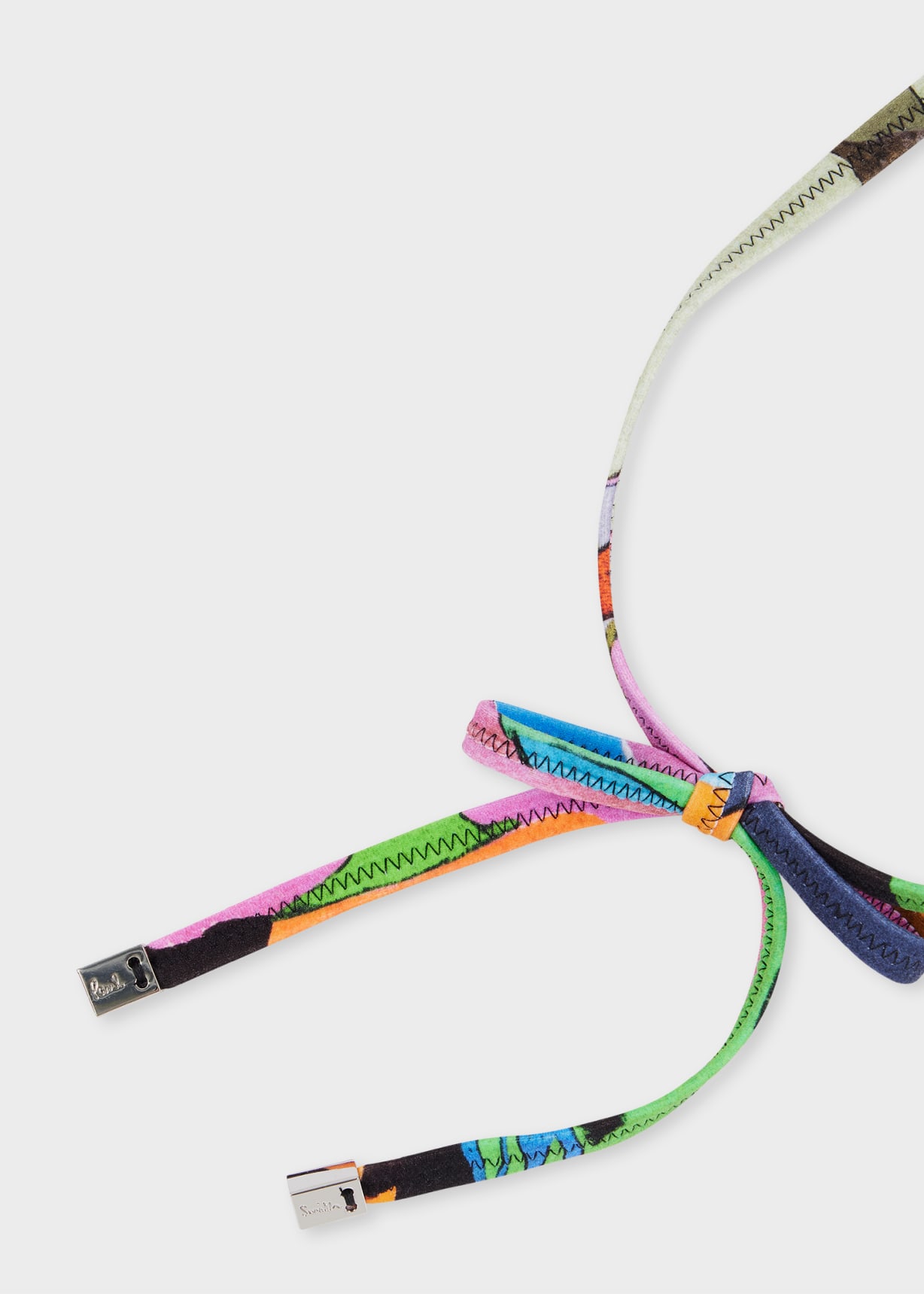 Women's Multicolour 'River Collage' Bikini Top Paul Smith