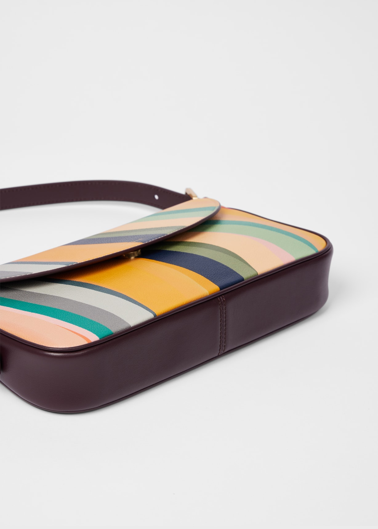 Women's Leather 'Swirl' Baguette Bag Paul Smith