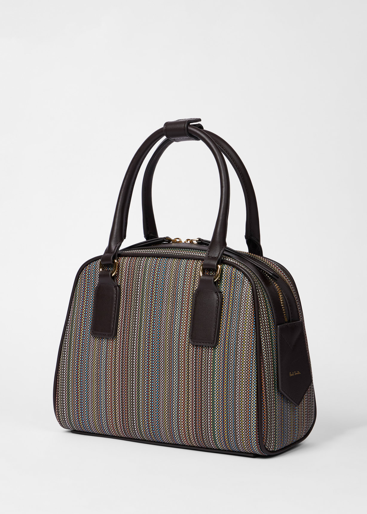 Sac à Main Femme Multicolore 'Signature Stripe'