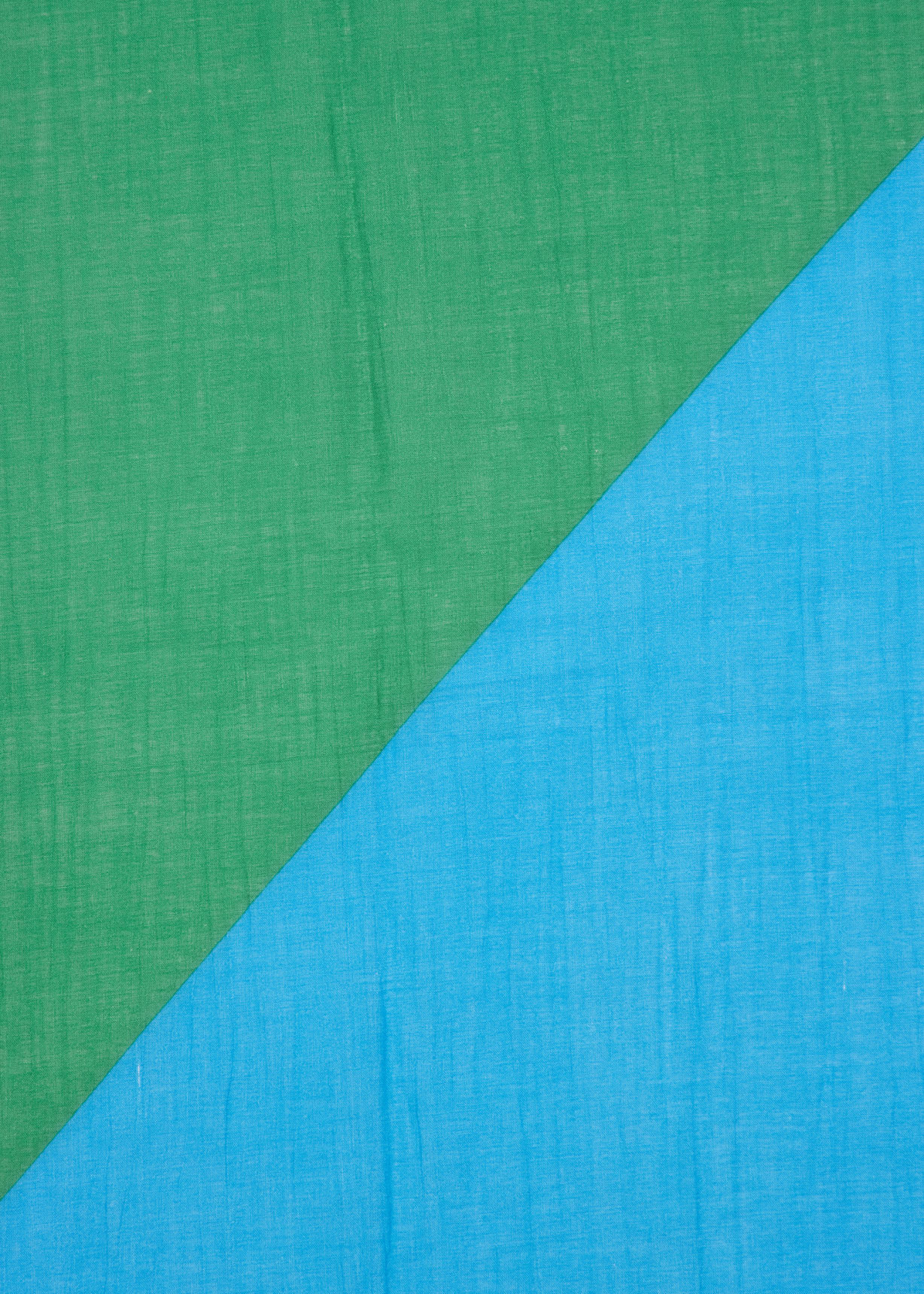 Blue and Green Bandana Scarf