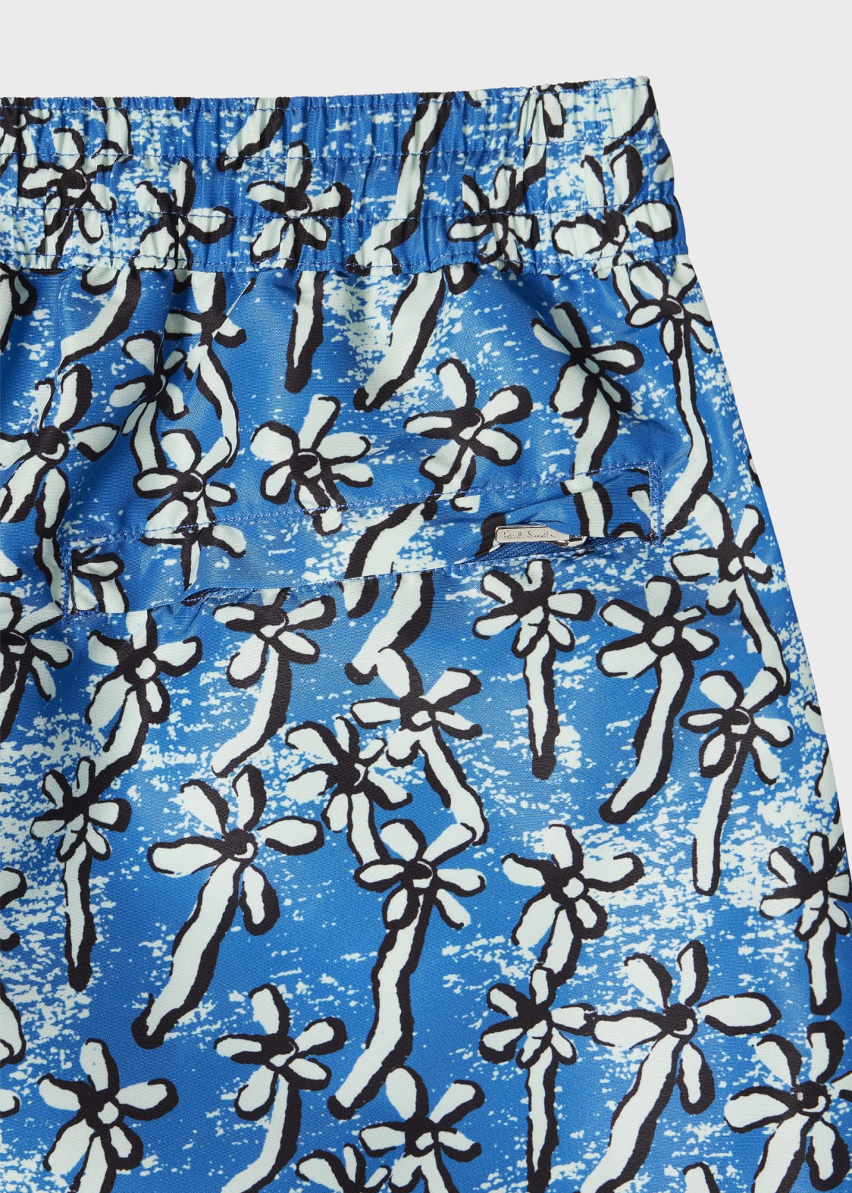 Men's Blue 'Field Flowers' Print Swim Shorts