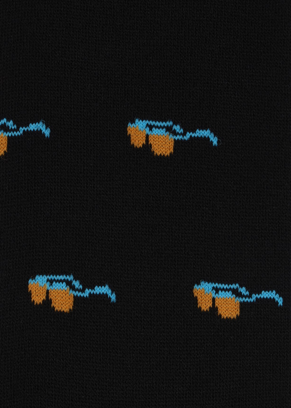 Men's Black 'Sunglasses' Socks