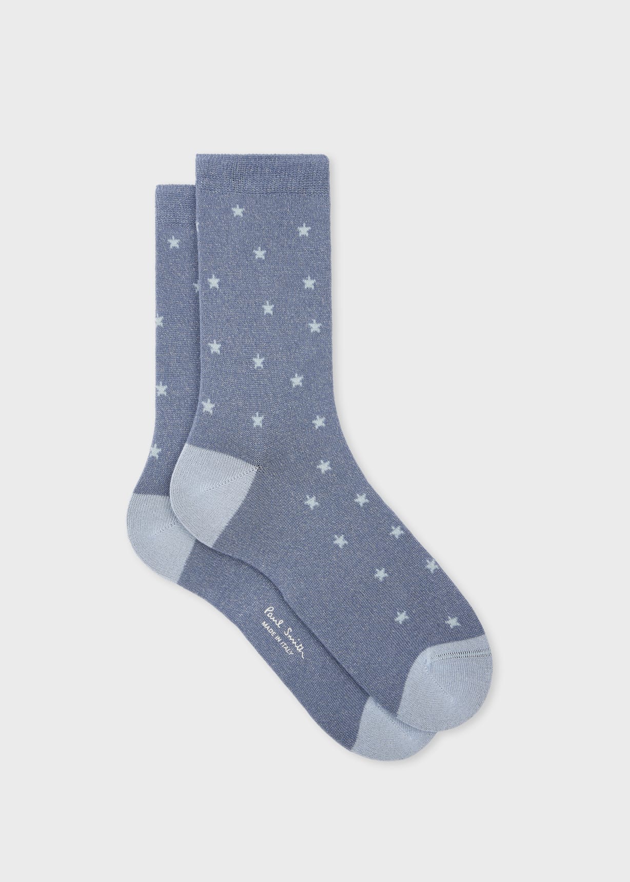 Women's Dark Blue Cotton-Blend 'Star' Socks Paul Smith