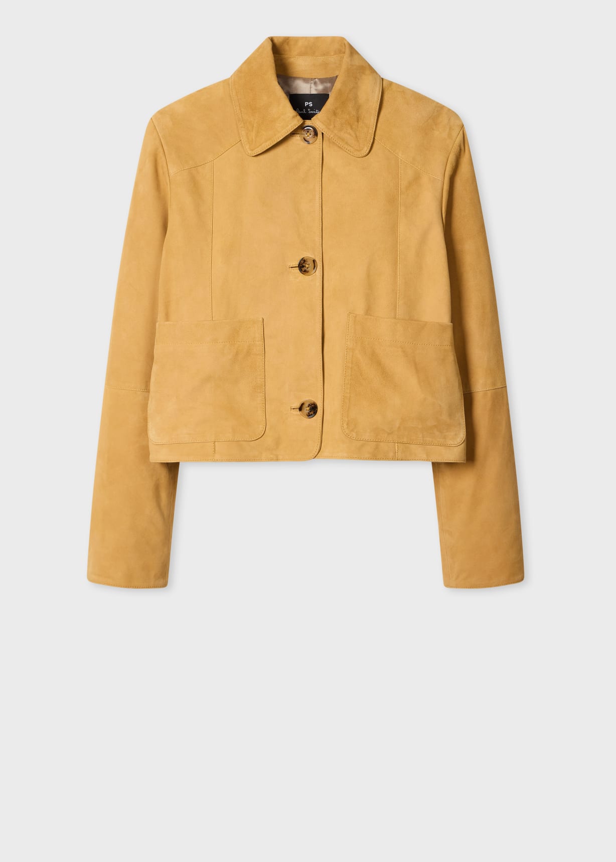 Women's Yellow Suede Jacket