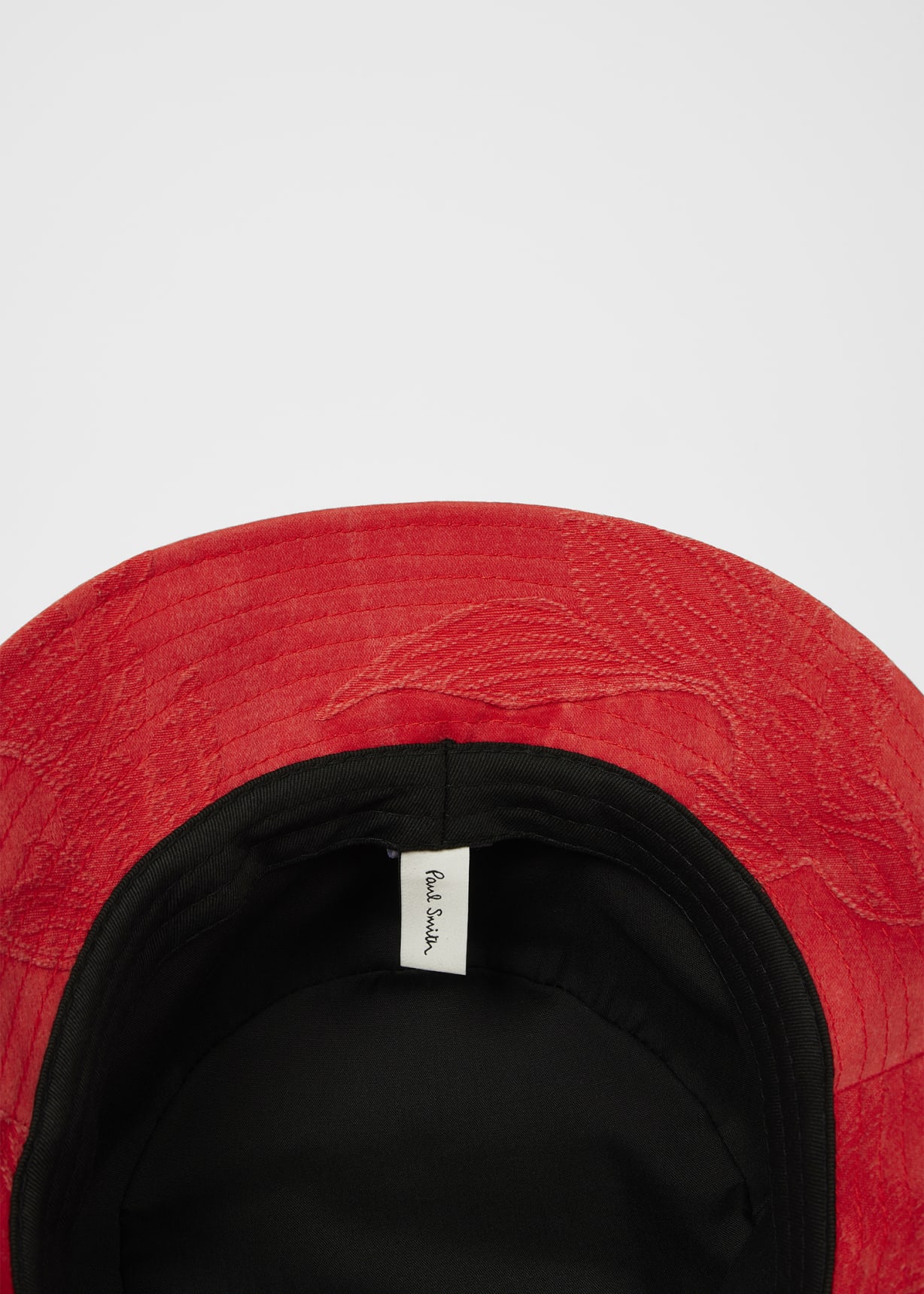 Men's Coral 'Flying Fish' Cotton Bucket Hat
