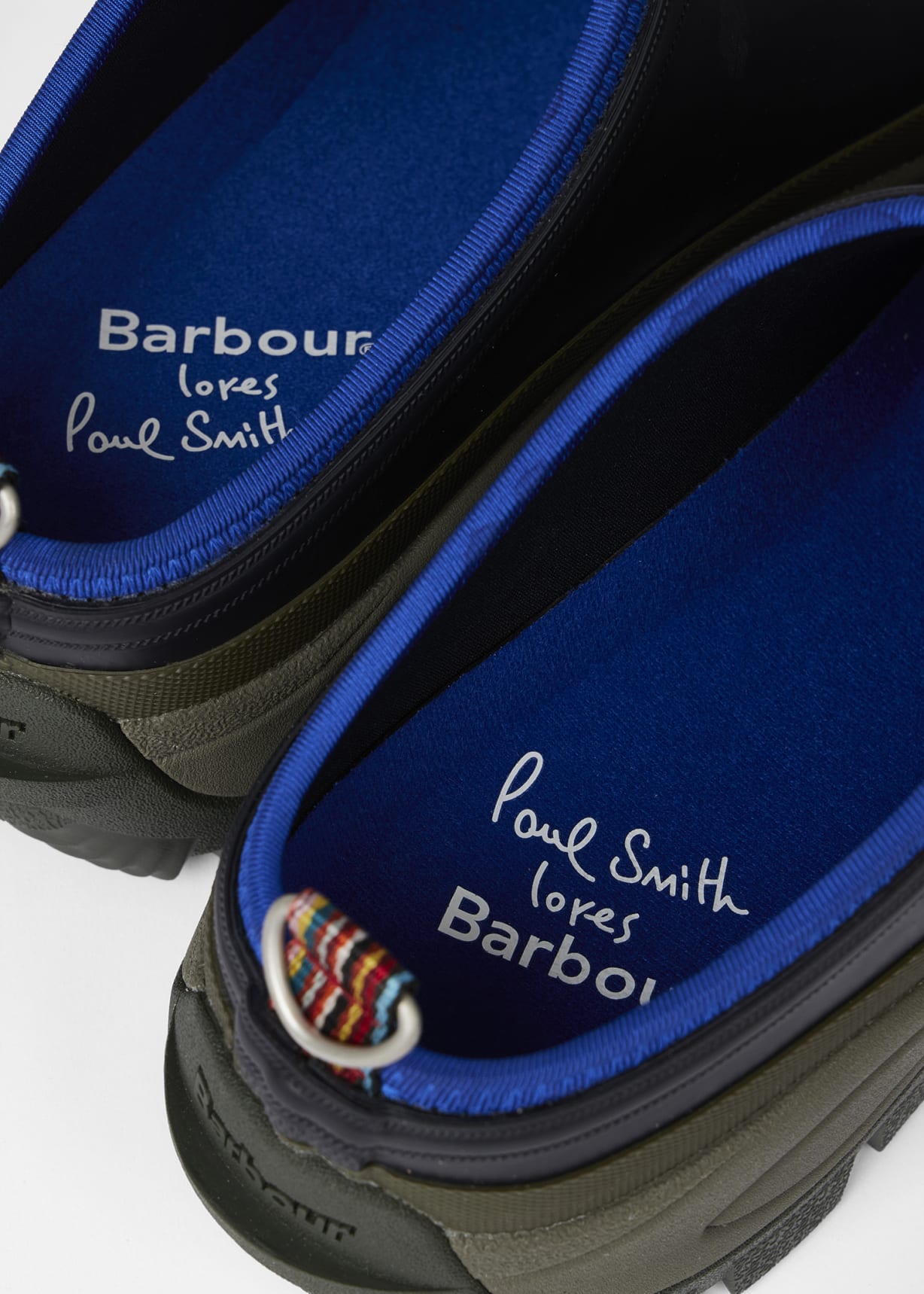Paul Smith loves Barbour - Women's Dark Navy Clogs