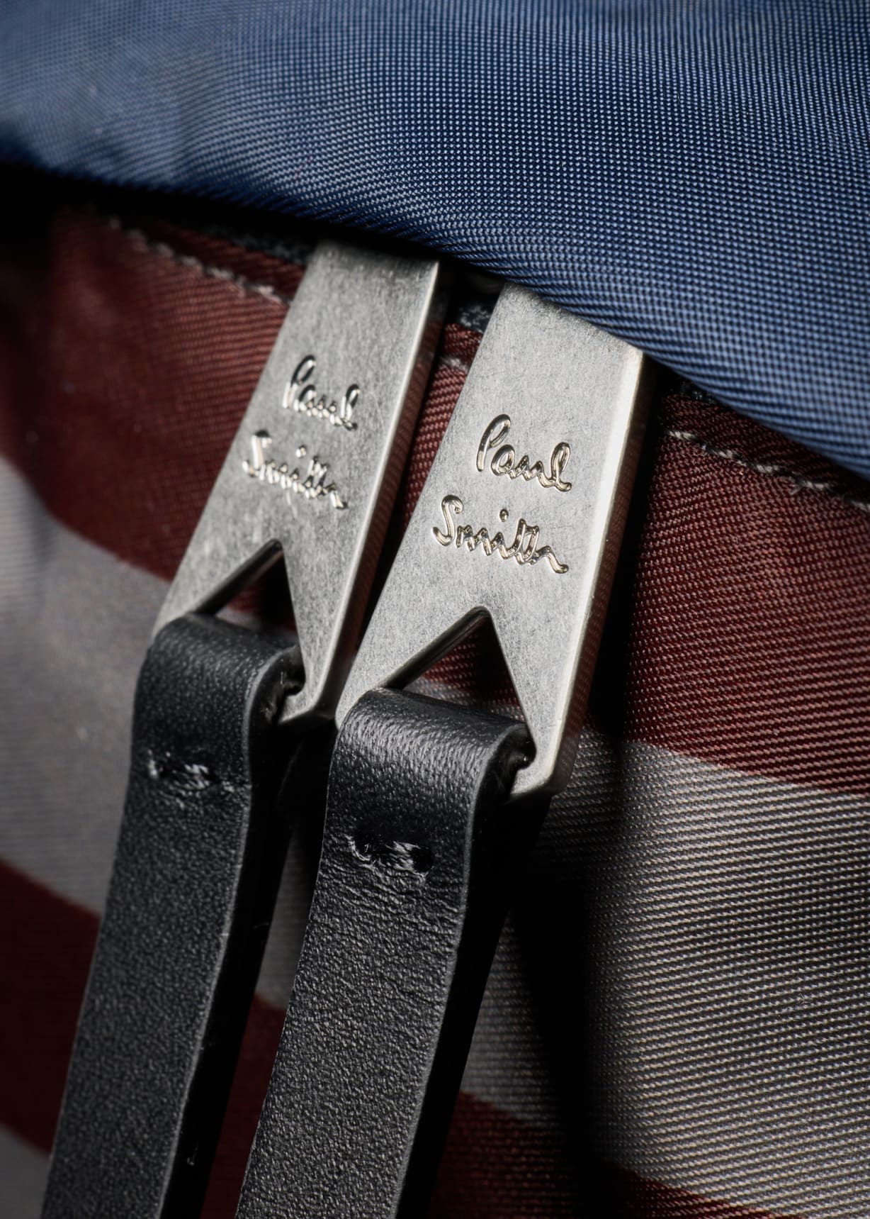 Recycled Nylon Multi Stripe Backpack Paul Smith