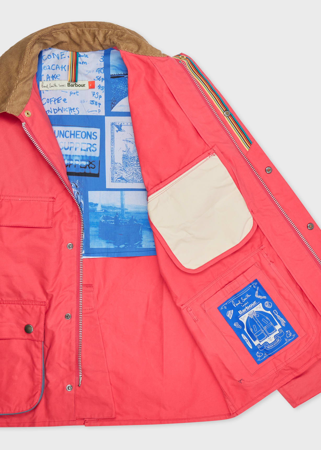 Paul Smith loves Barbour - Winterberry Sugarlump Bedale Jacket