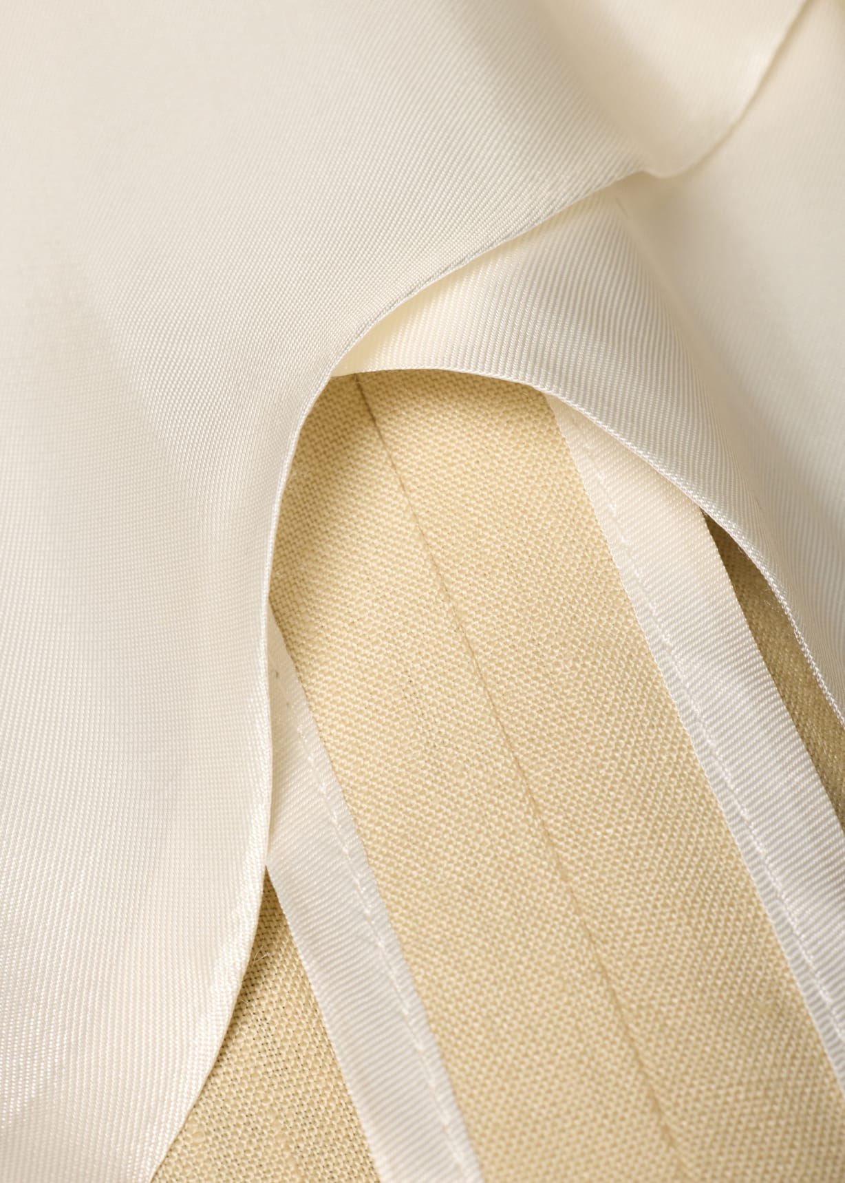 Men's Ecru Linen Buggy-Lined Blazer