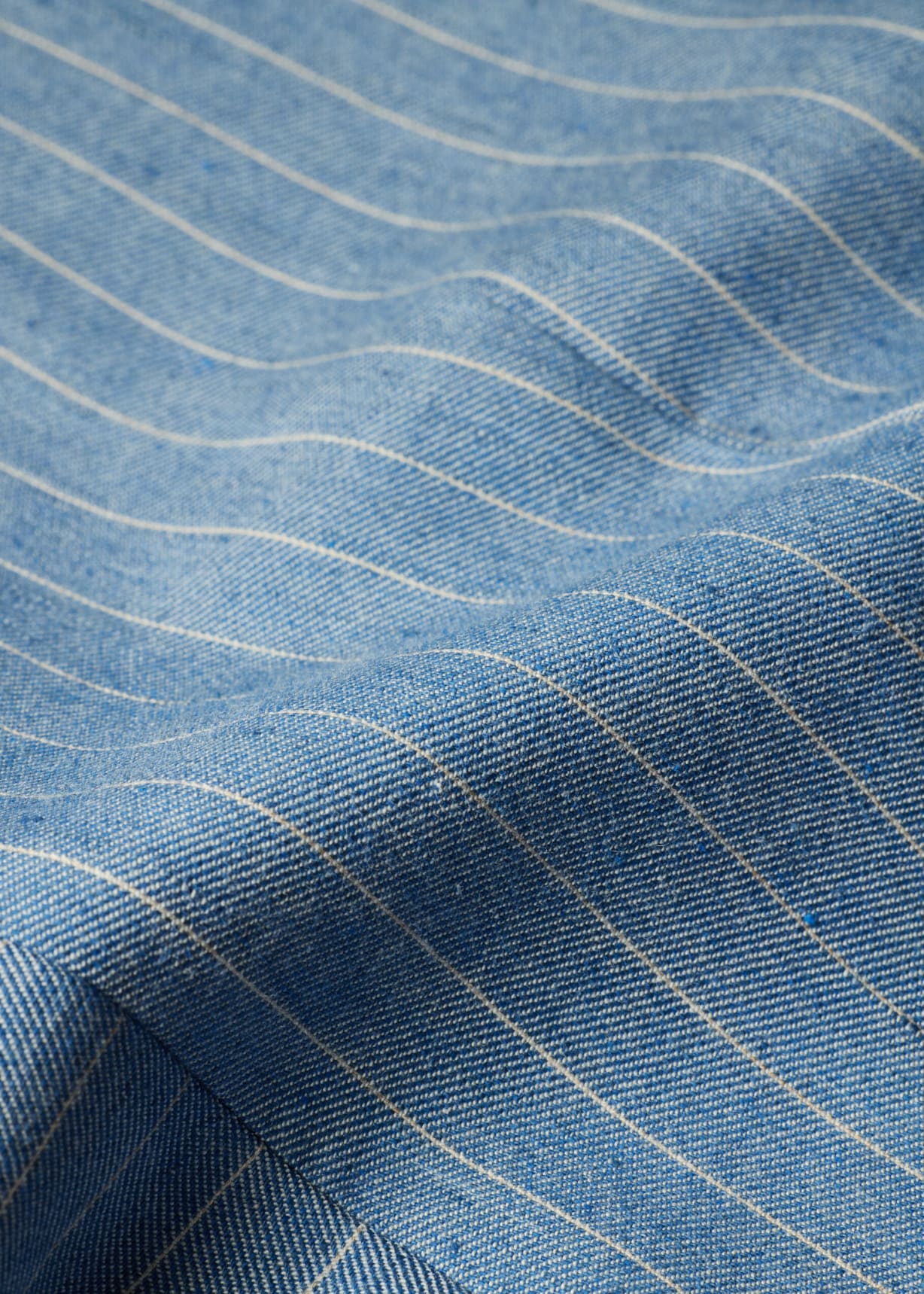Women's Light Blue Pinstripe Blazer