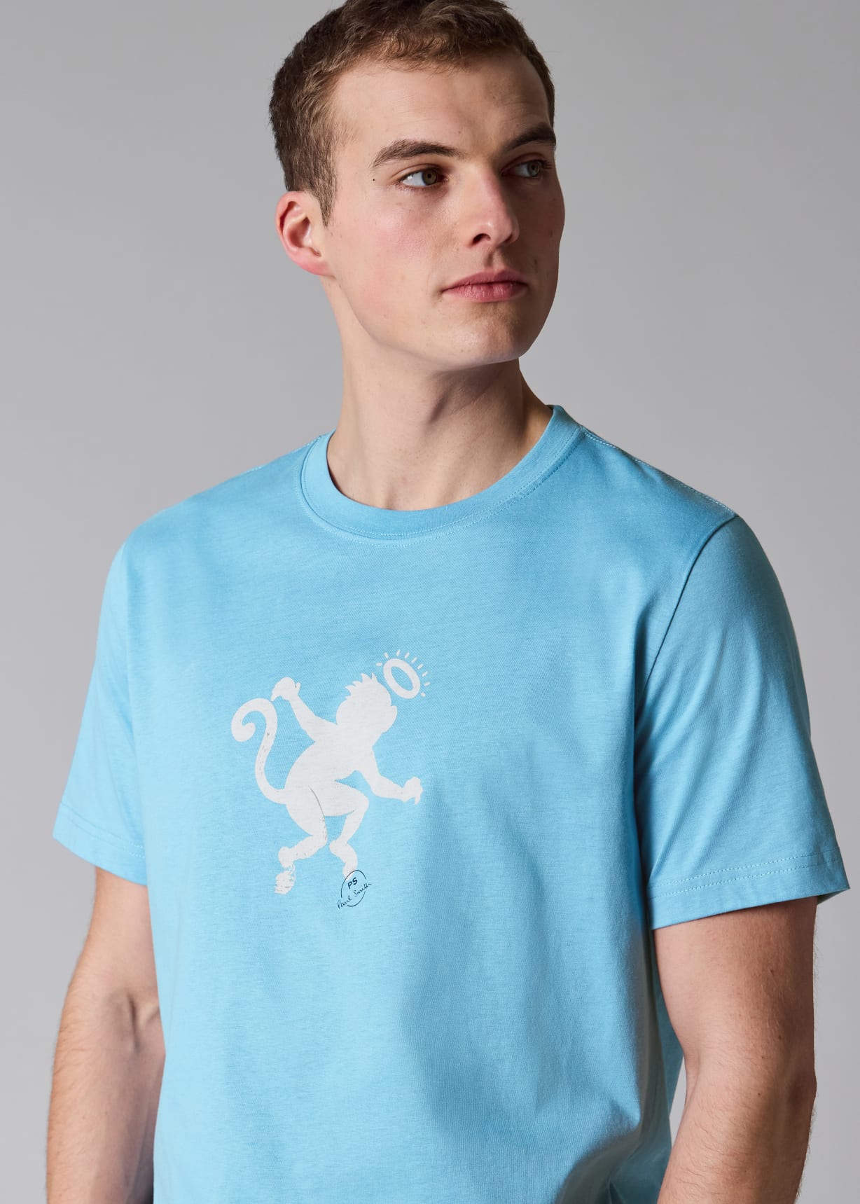 Men's 'Angel Monkey' Print T-Shirt