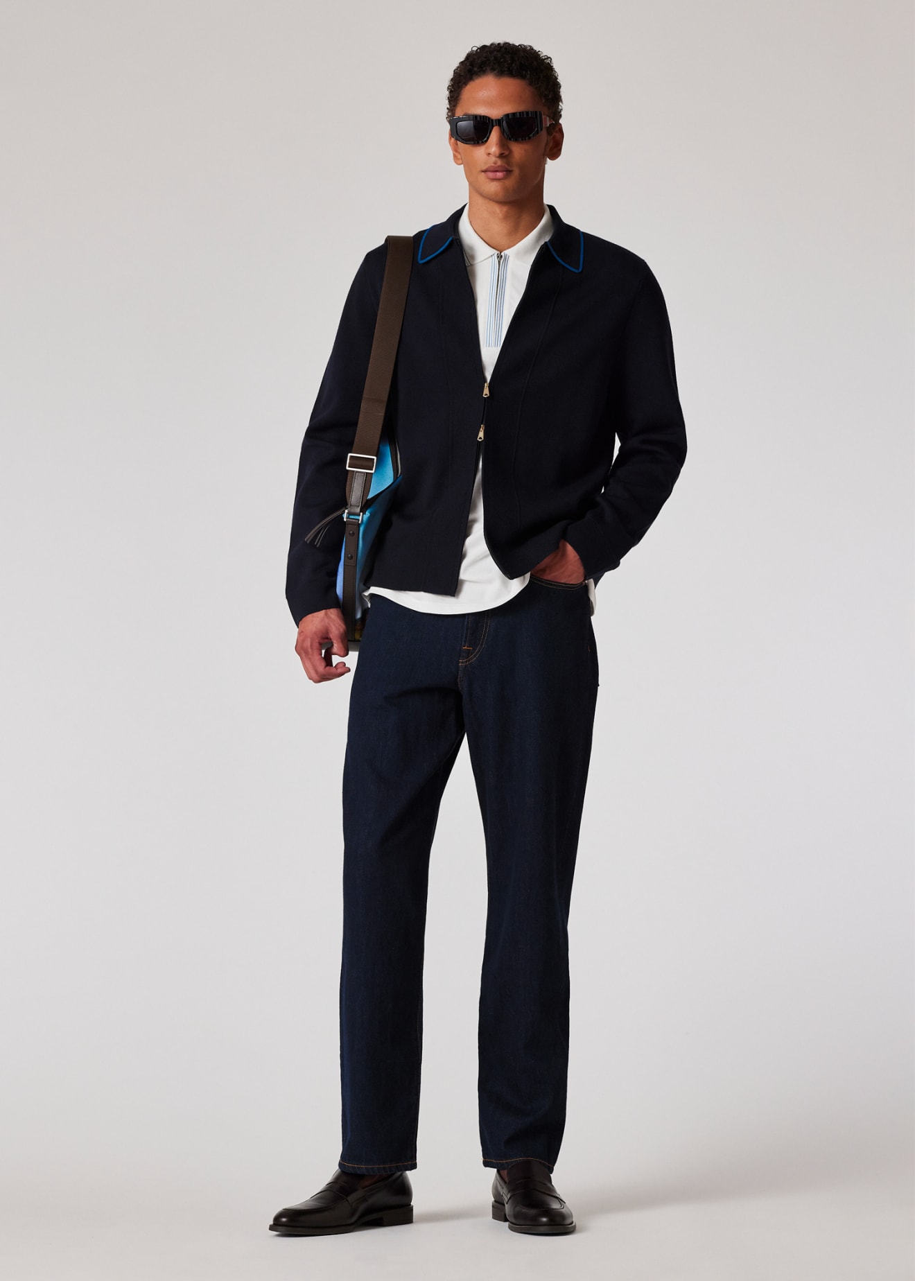 Men's Relaxed-Fit Indigo Rinse 'Organic Authentic Twill' Jeans