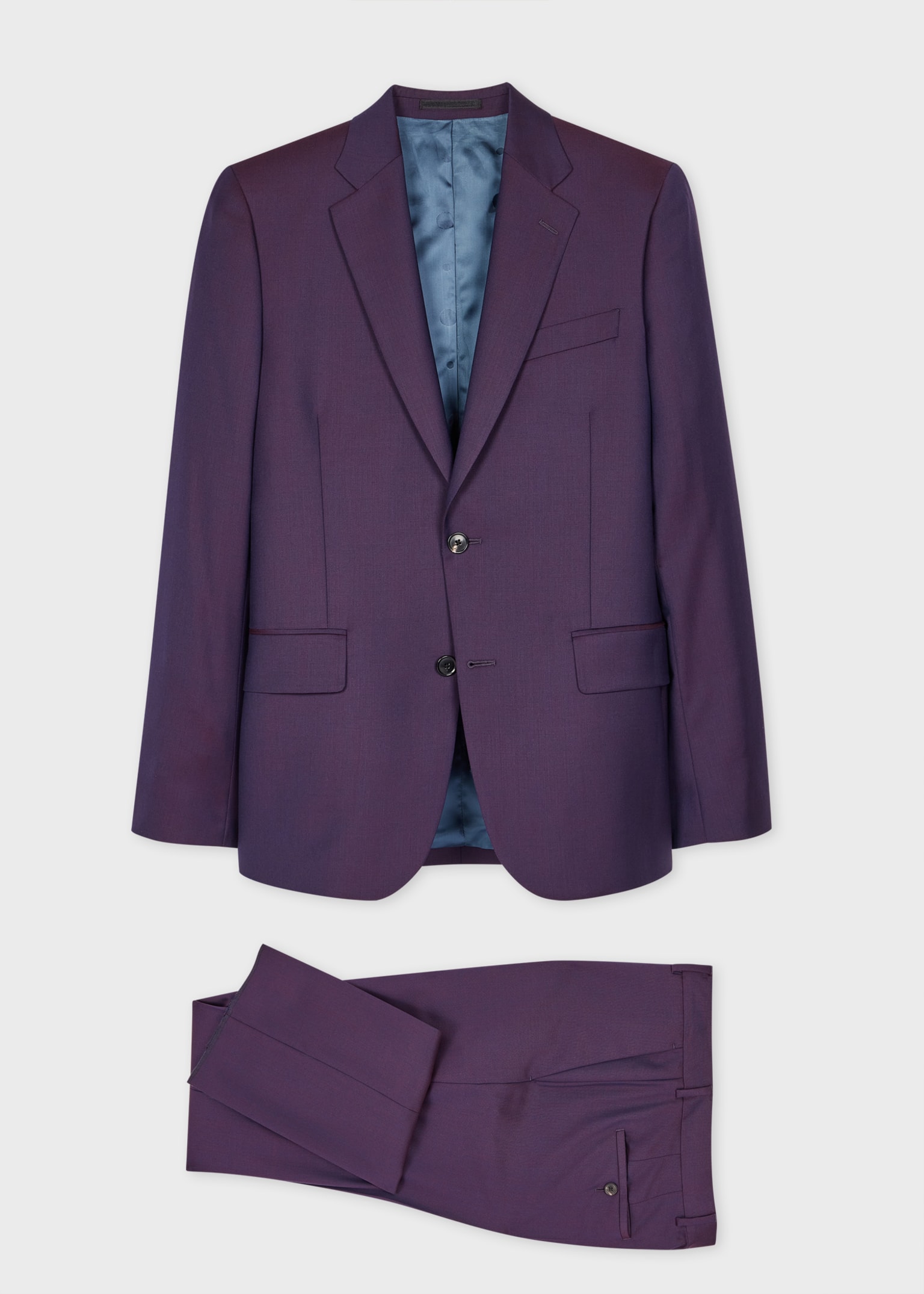 The Brierley - Purple Wool Suit