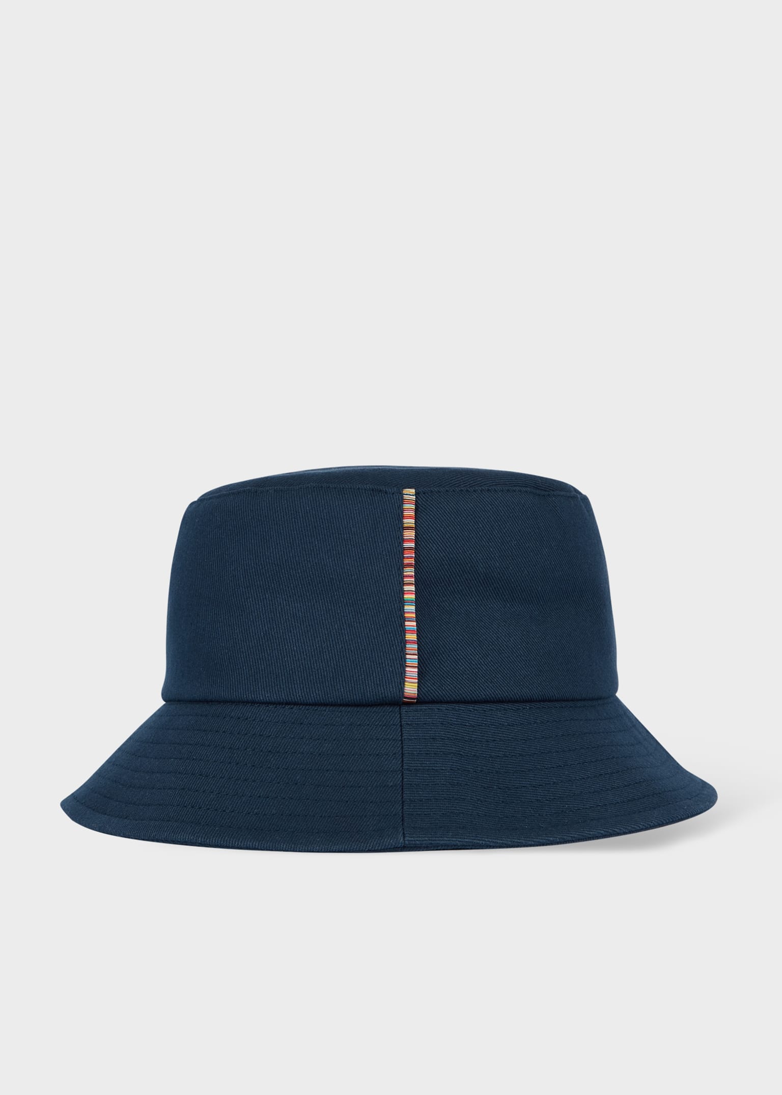 Men's Navy 'Signature Stripe' Bucket Hat