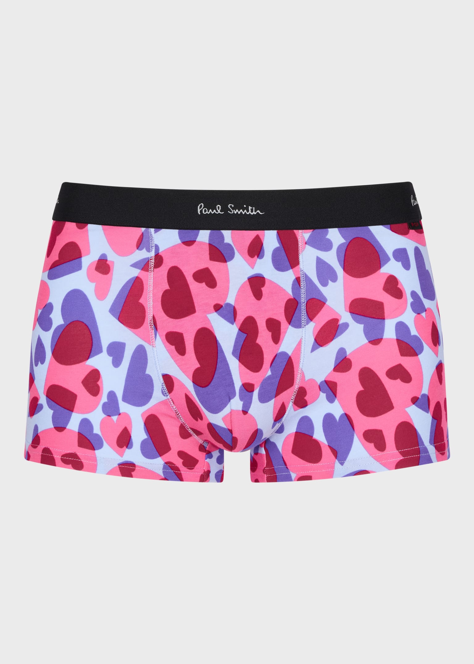 Men's Light Blue 'Love Hearts' Boxer Briefs