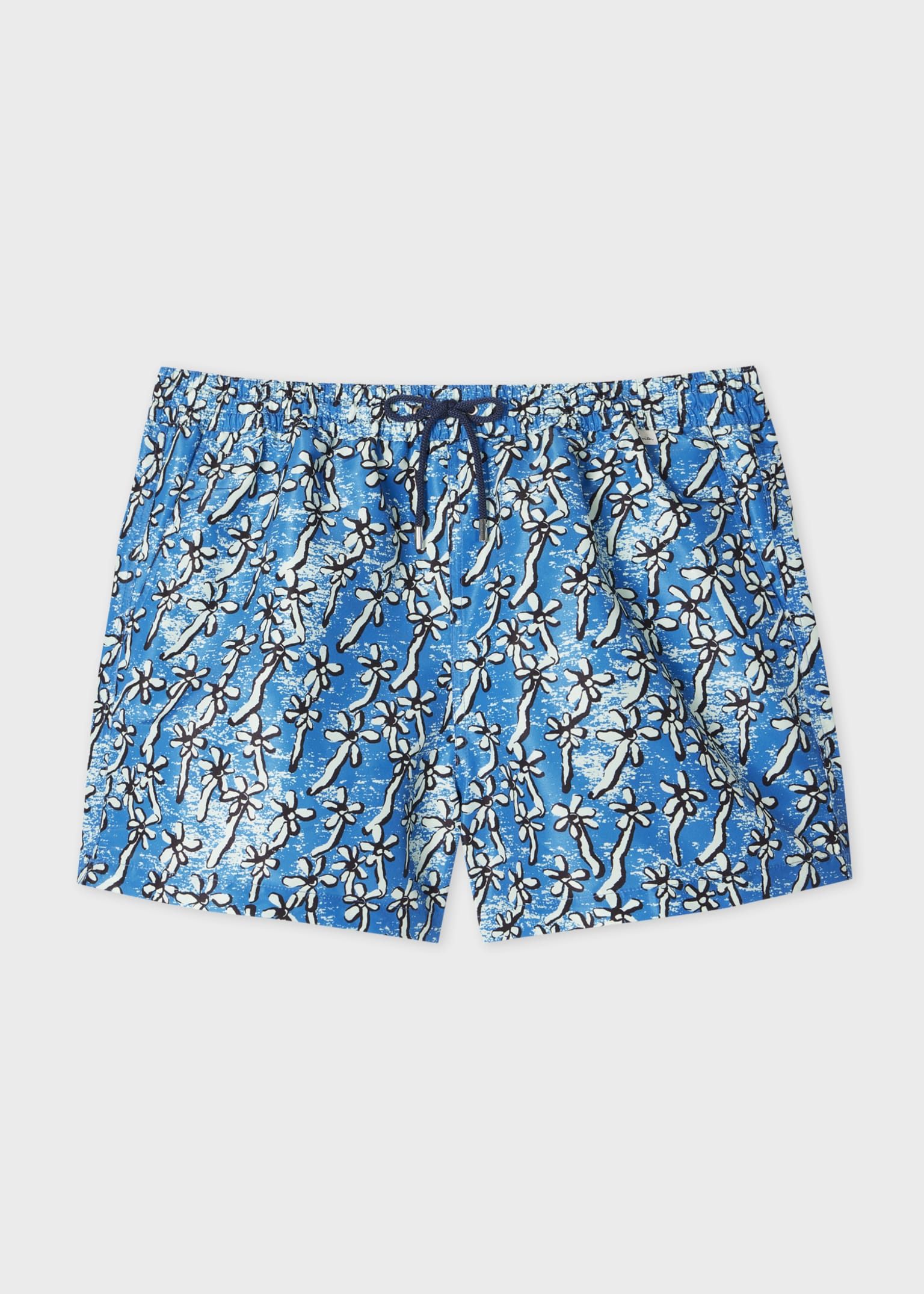 Men's Blue 'Field Flowers' Print Swim Shorts