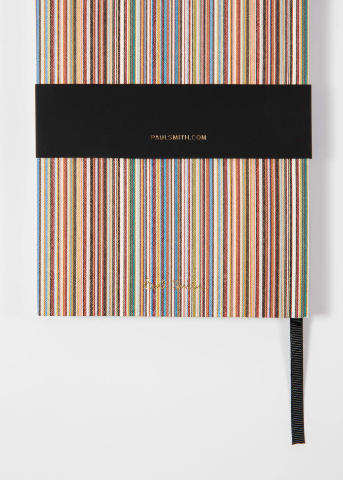 Signature Stripe Notebook & Caran d'Ache Two-Tone Pen Gift Set