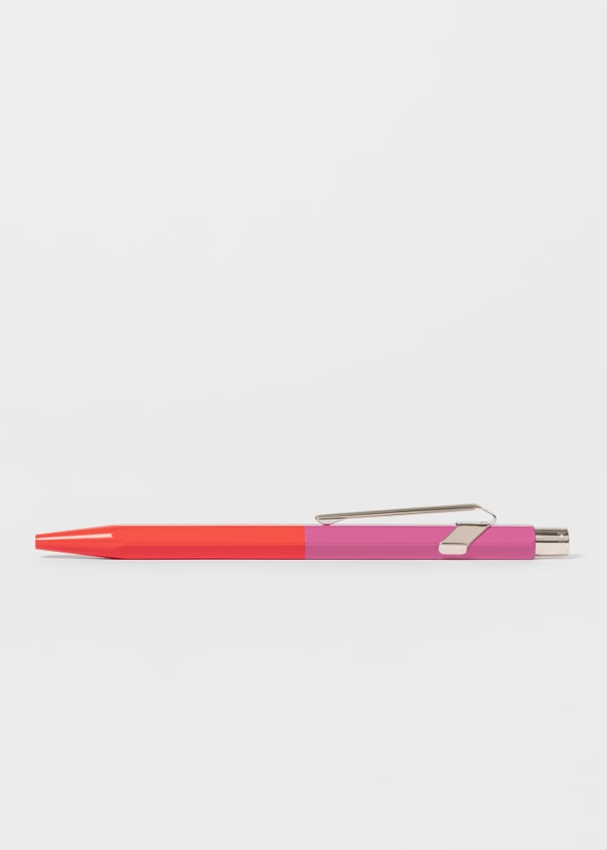 'Signature Stripe' Notebook & Caran d'Ache Two-Tone Pen Gift Set