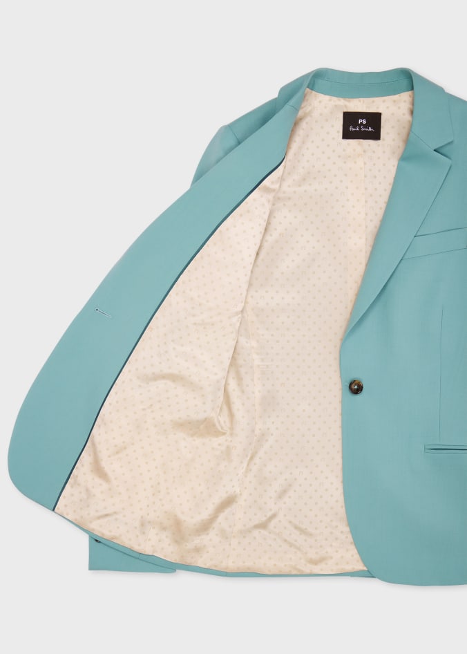 Women's Sea Green Wool Suit