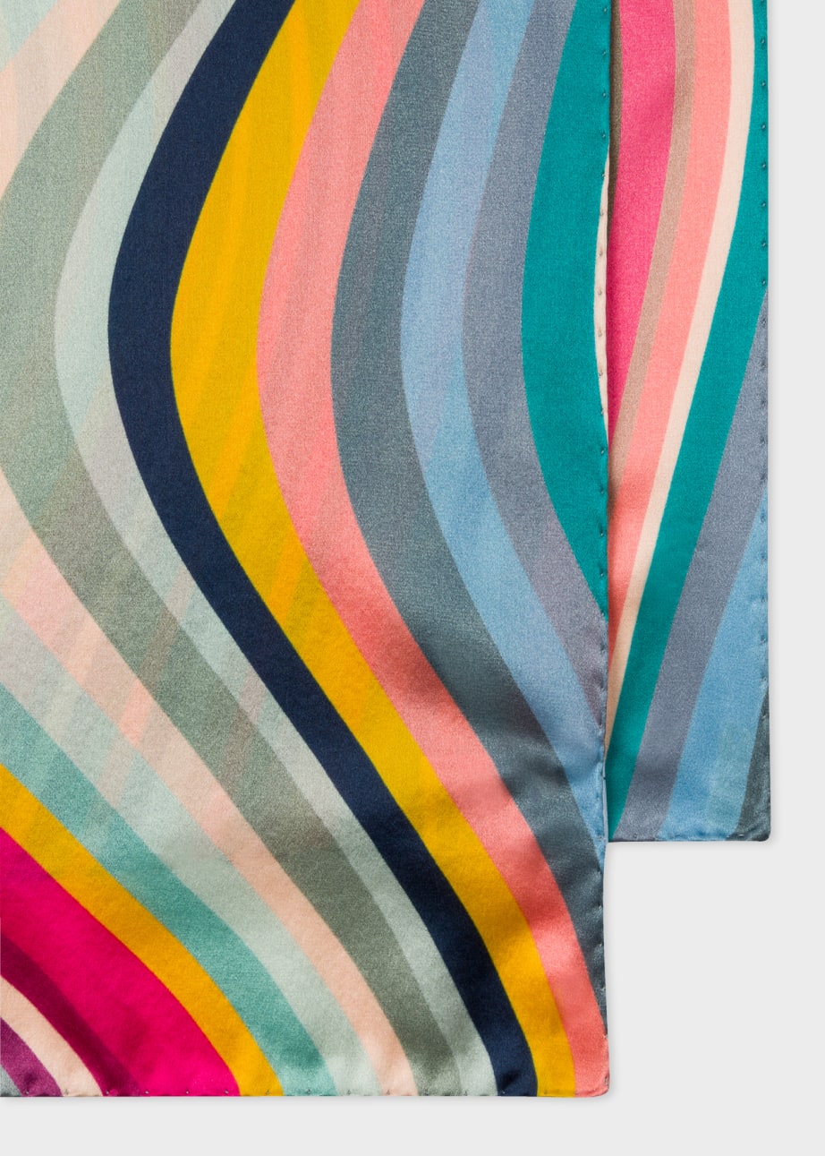 Women's Long 'Swirl' Silk Scarf