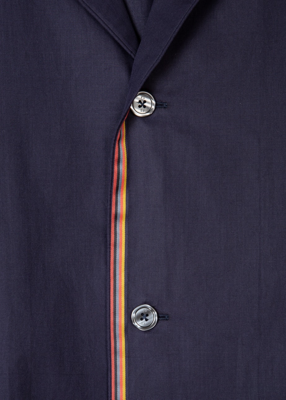 Men's Navy 'Artist Stripe' Cotton Pyjamas