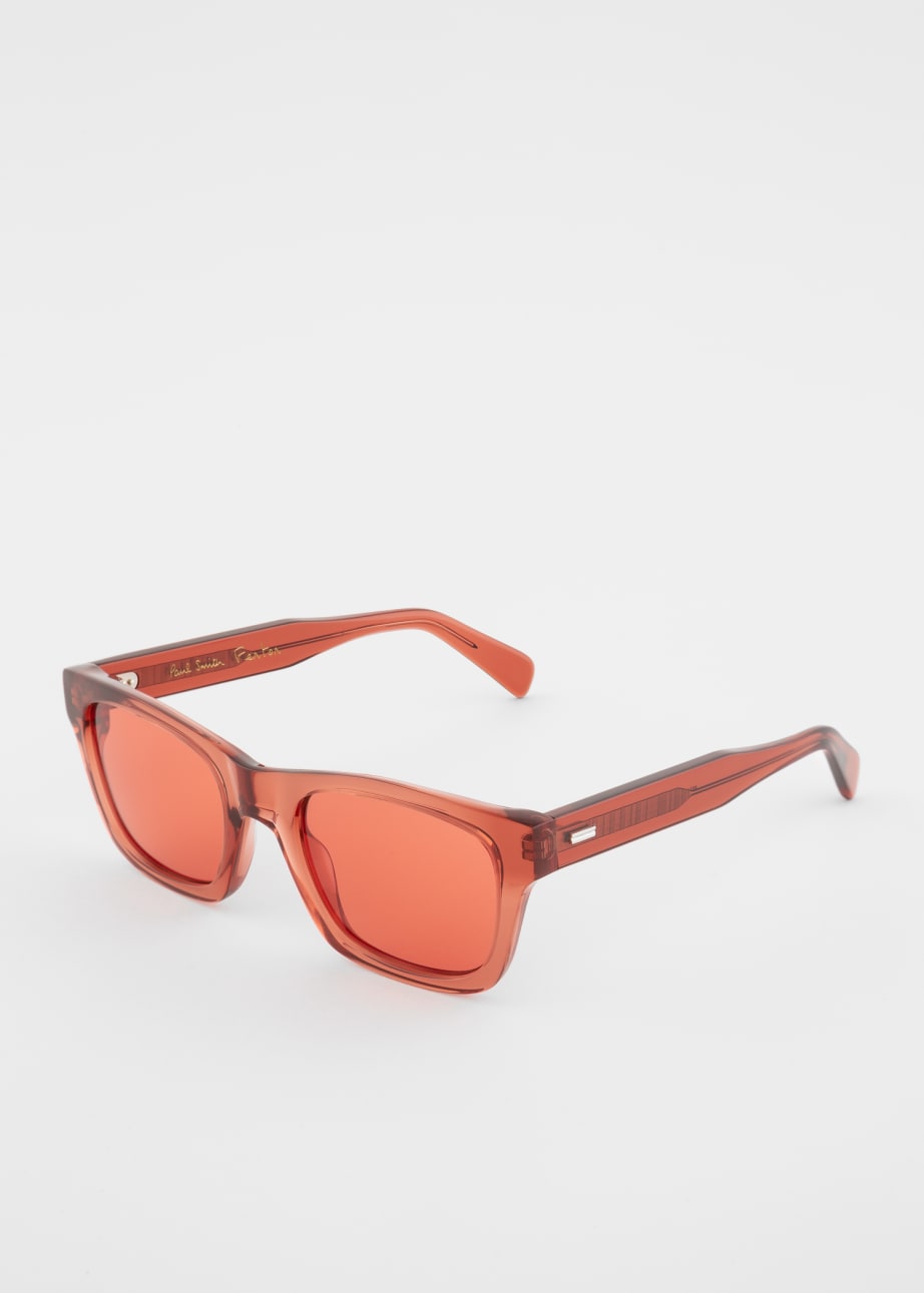 Rust Crystal 'Fenton' Sunglasses