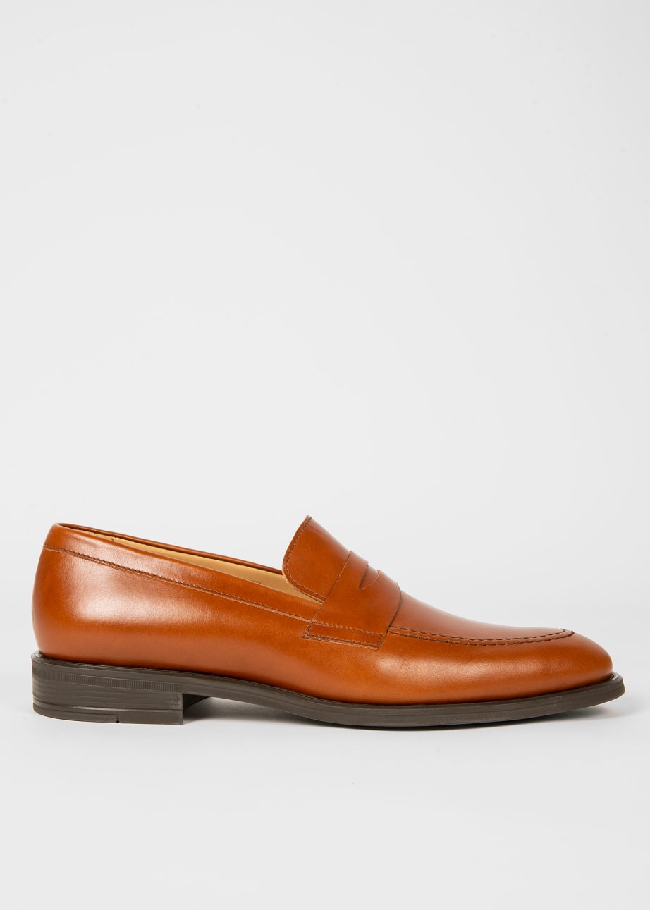 Men's Tan Leather 'Remi' Loafers