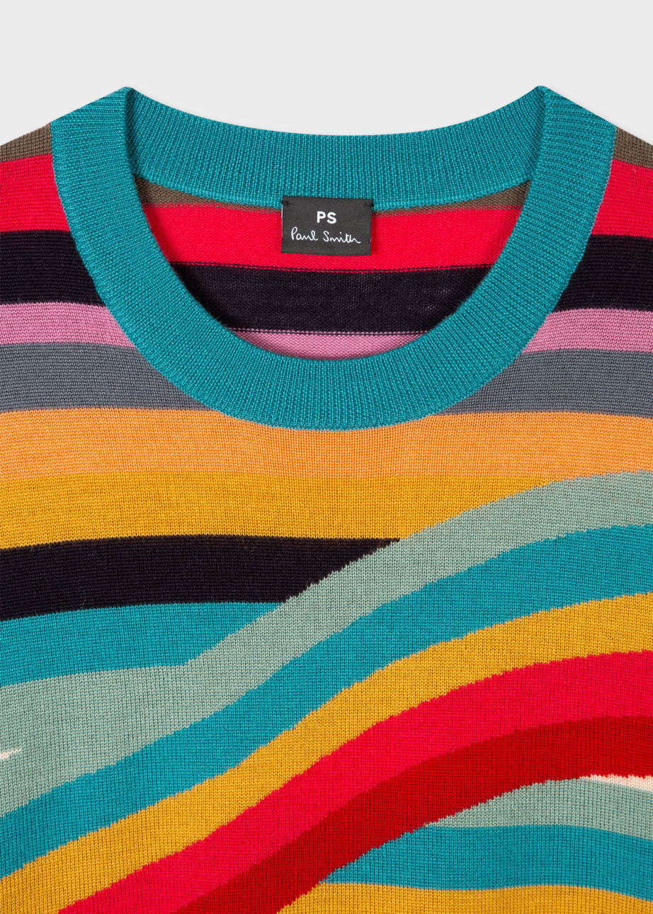 Women's Allover 'Swirl' Stripe Sweater