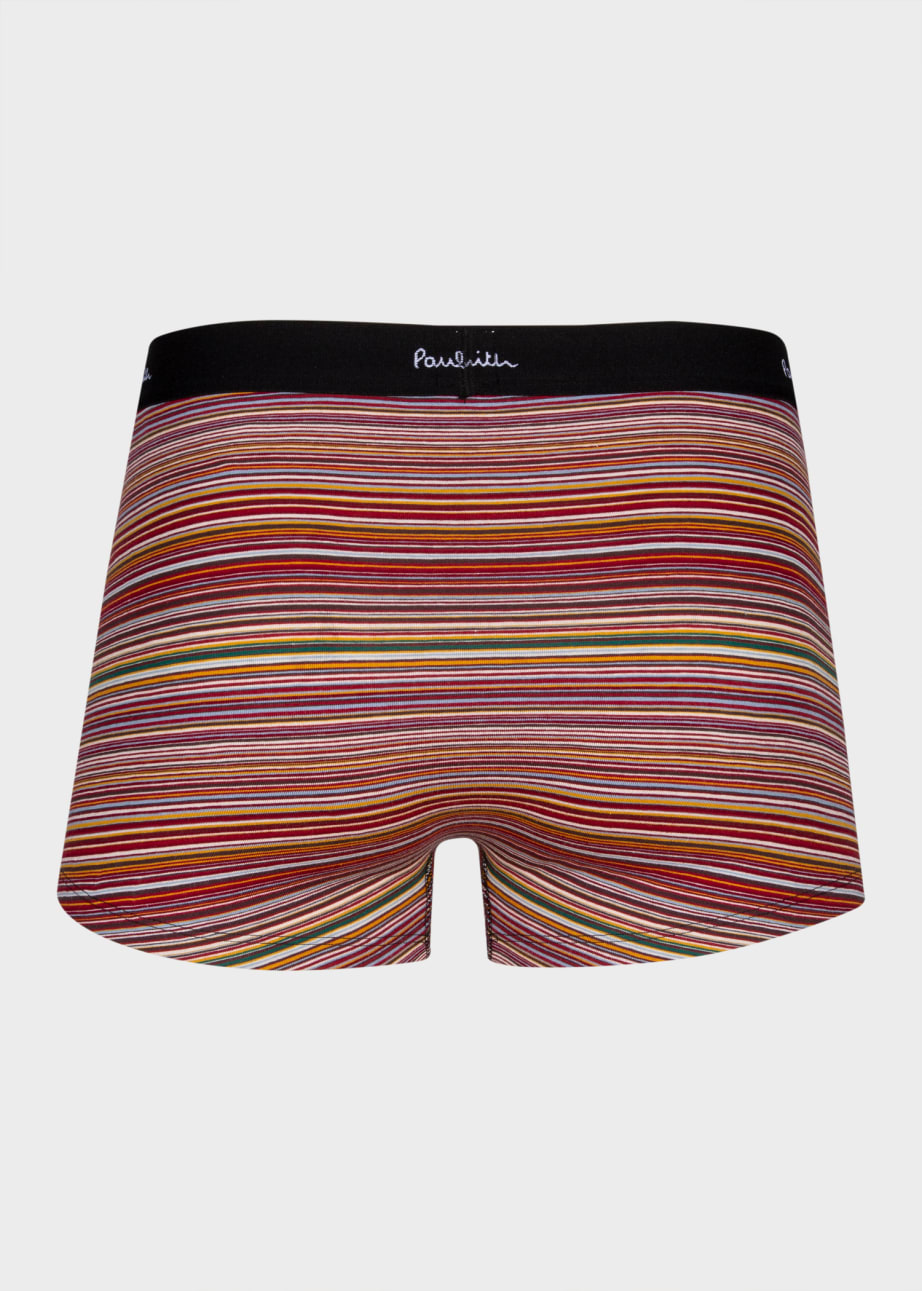 Signature Stripe' and Plain Boxer Briefs Five Pack